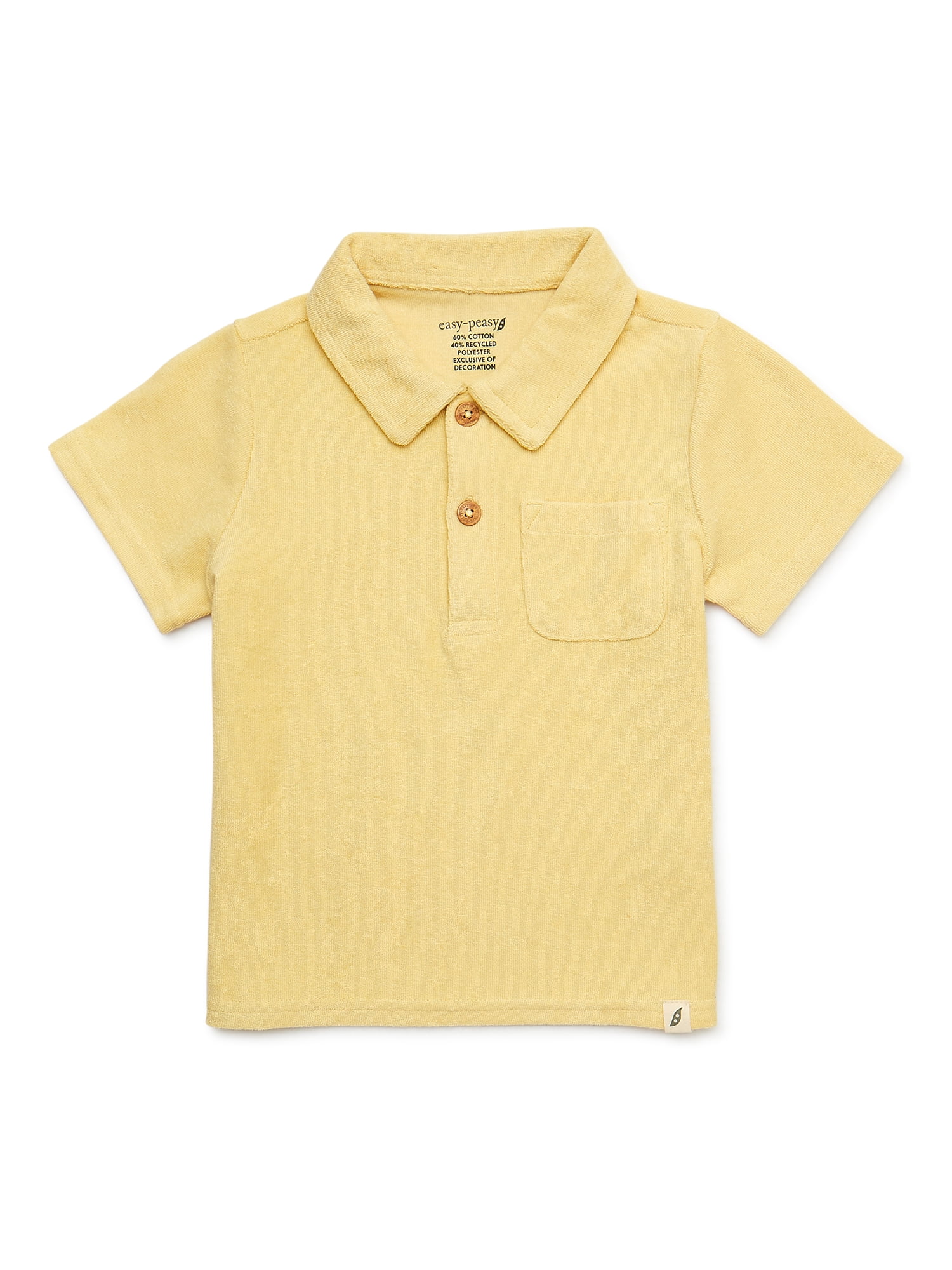 easy-peasy Toddler Boy Terry Short Sleeve Polo, Sizes 12M-5T - Walmart.com