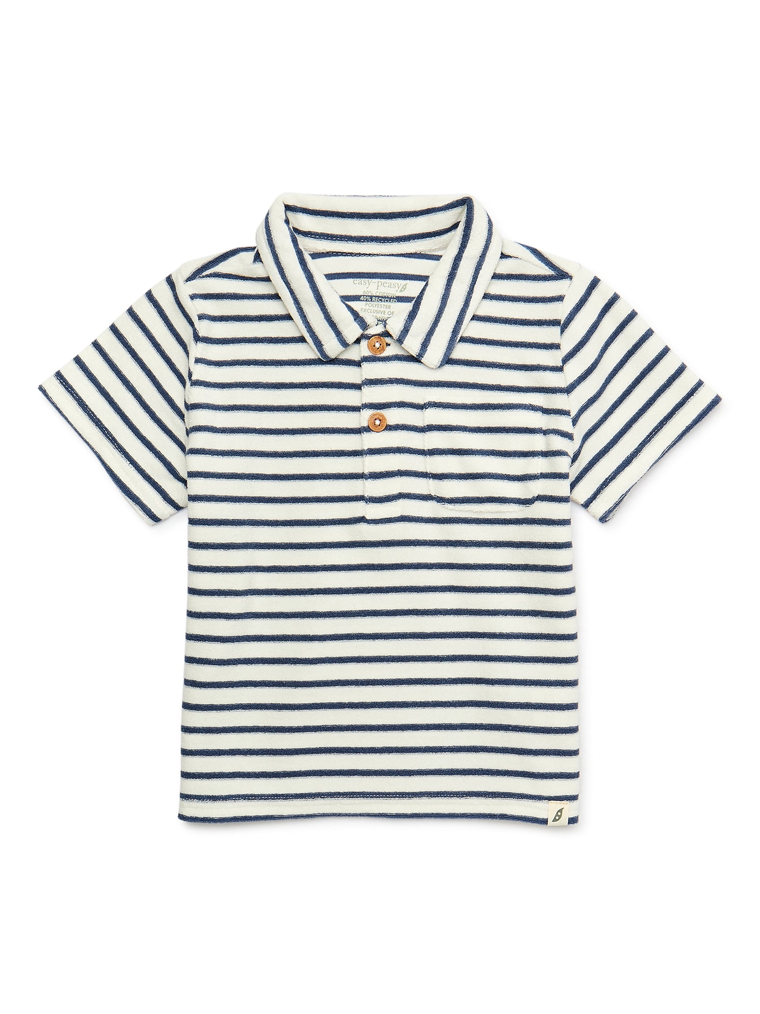 easy-peasy Toddler Boy Terry Short Sleeve Polo, Sizes 12M-5T - Walmart.com