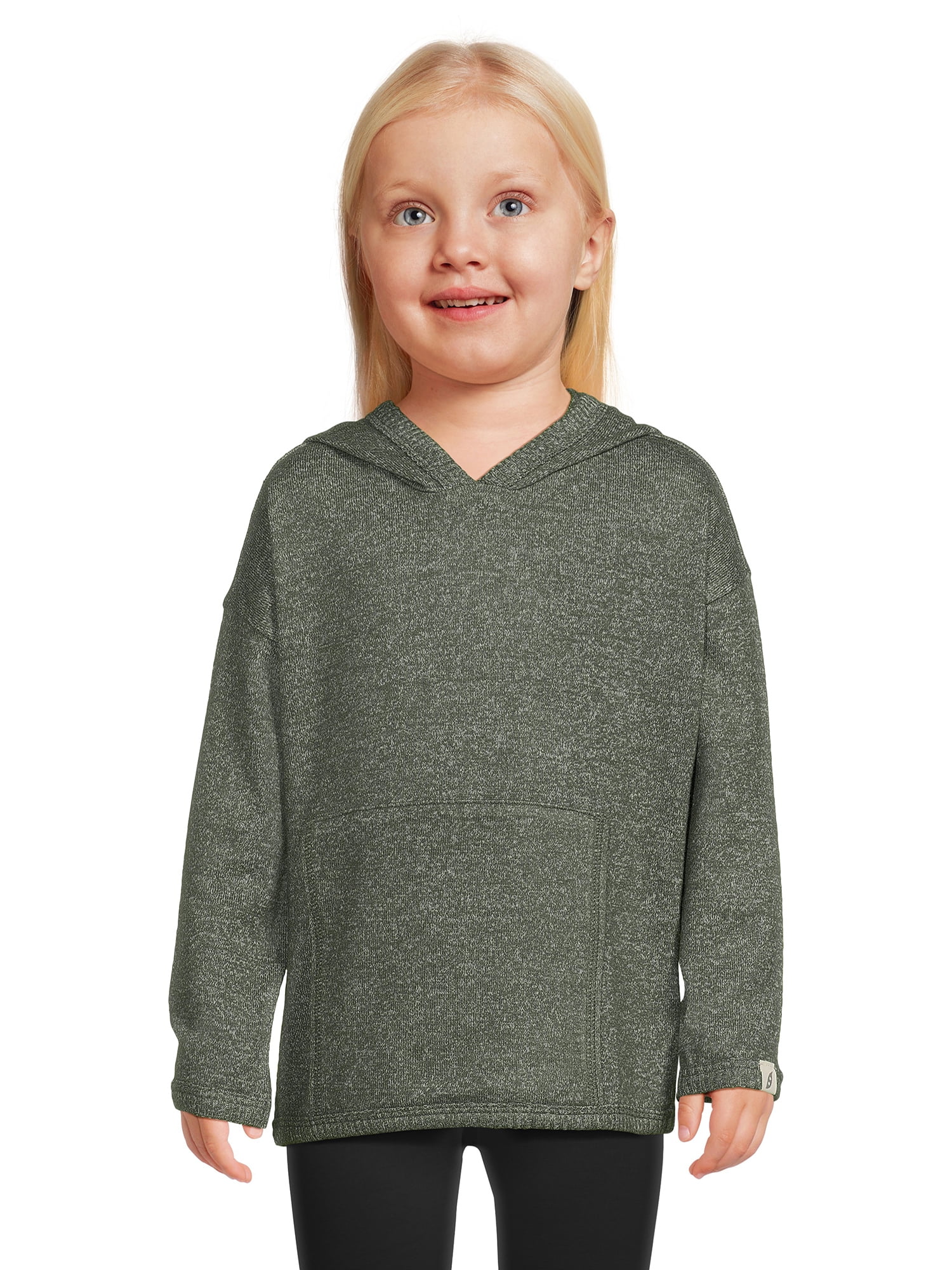 easy-peasy Toddler Girl Long Sleeve Hacci Hoodie, Sizes 12 Months-5T - Walmart.com