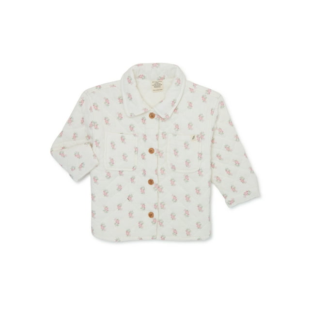 easy-peasy Toddler Girls Print Shacket, Sizes 12M-5T - Walmart.com