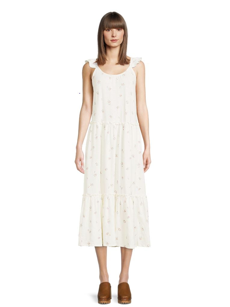 easy-peasy Women's Tiered Dress, Sizes XS-XL - Walmart.com