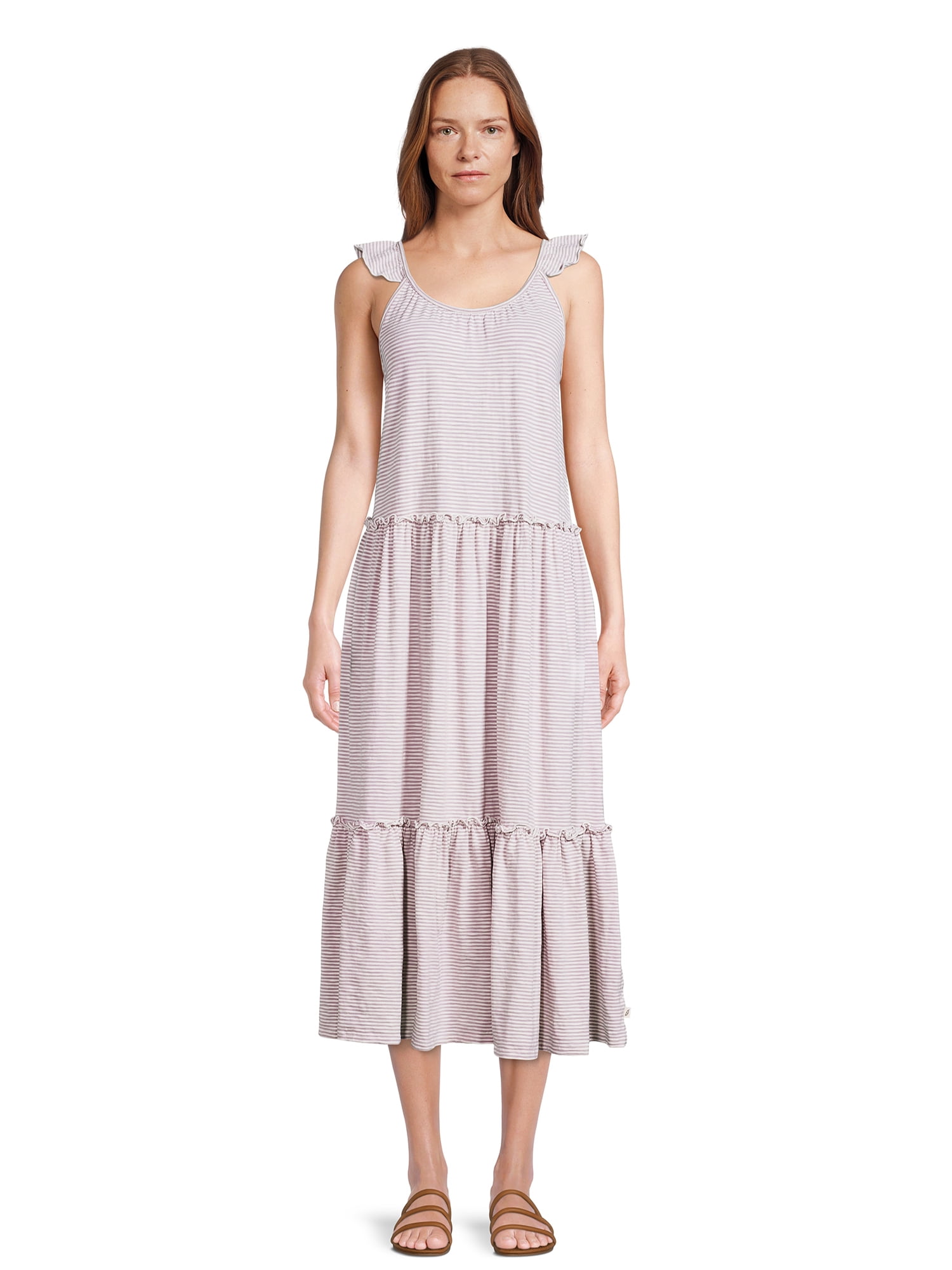 easy-peasy Women's Tiered Dress, Sizes XS-XL - Walmart.com