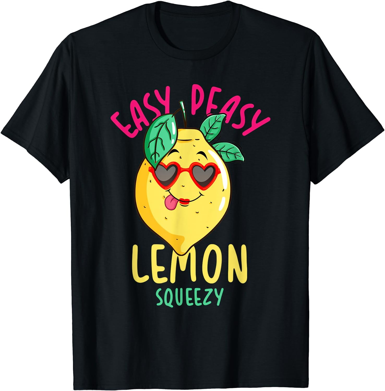 easy peasy lemon squeezy in summer or lemonade stand T-Shirt - Walmart.com