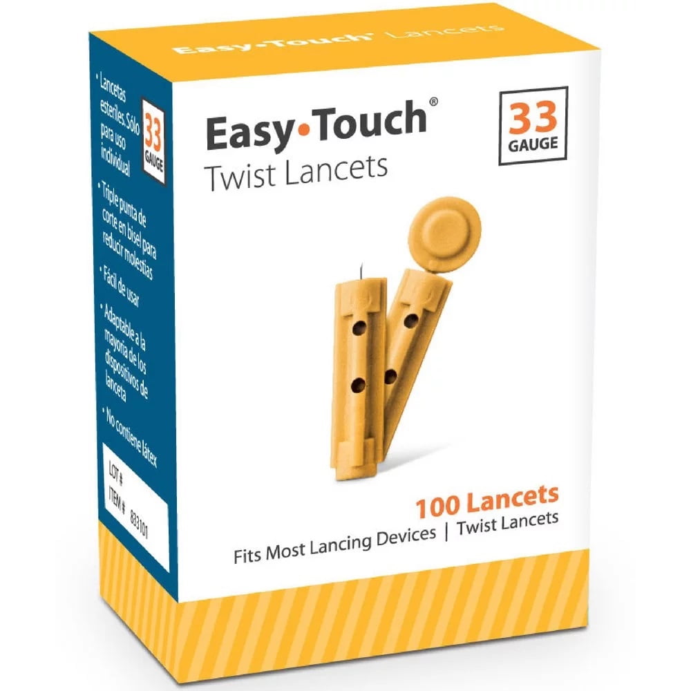 easy touch lancets 33g/twist HSA/FSA Eligible - Walmart.com