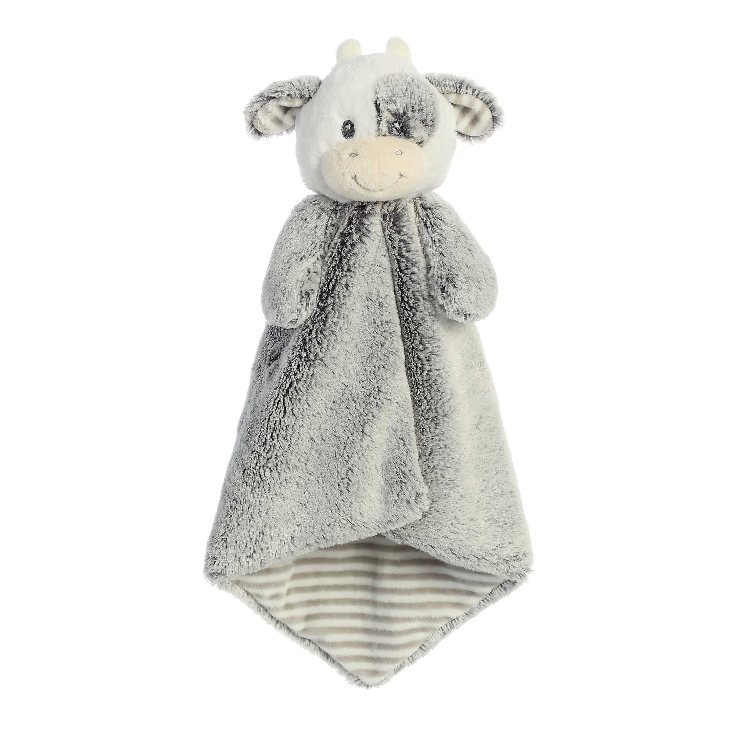 ebba - Large Gray Cuddlers Luvster - 16" Coby Cow - Snuggly Baby ...