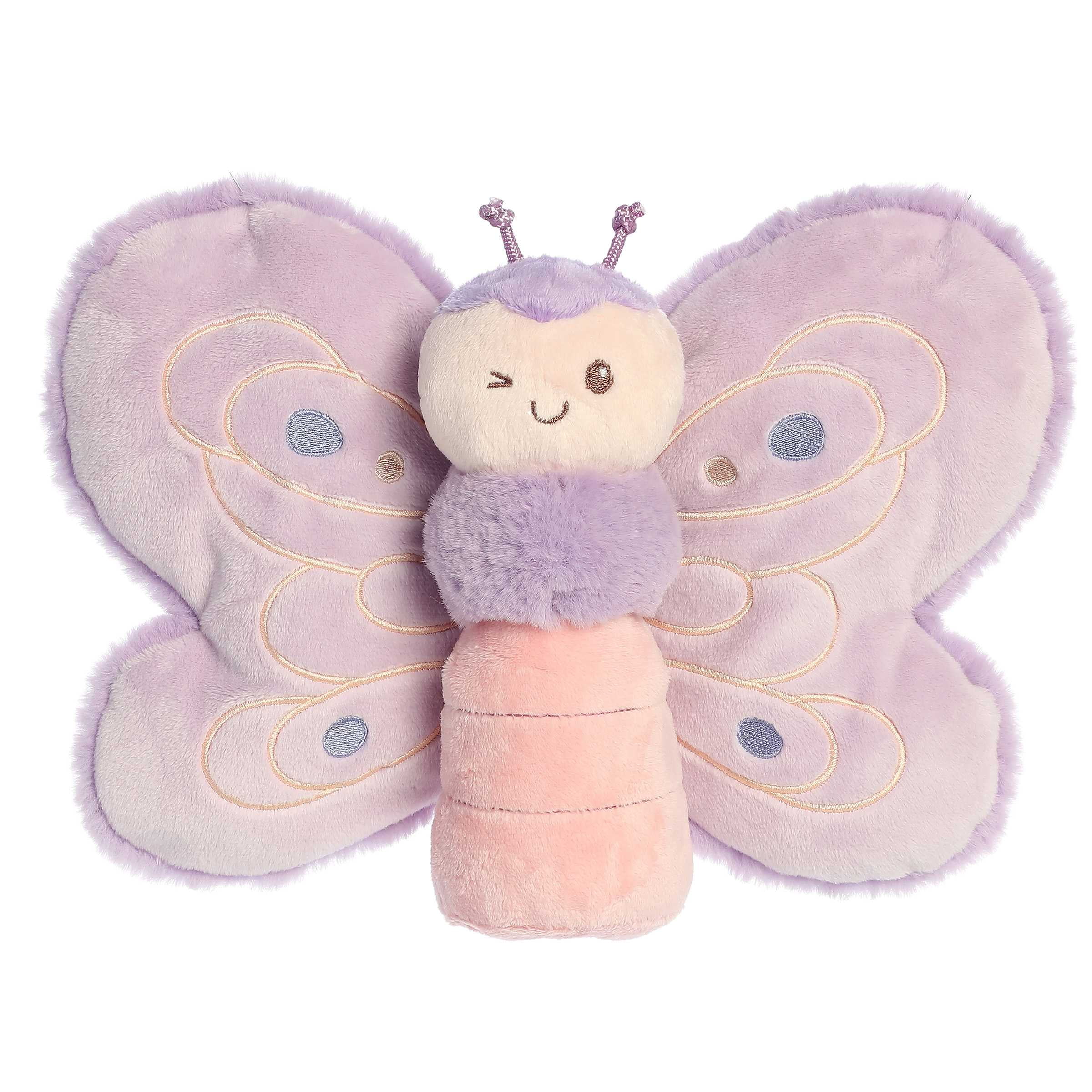 ebba - Large Purple Flutterflies - 12.5" Flutterfly - Playful Baby Stuffed Animal - Walmart.com