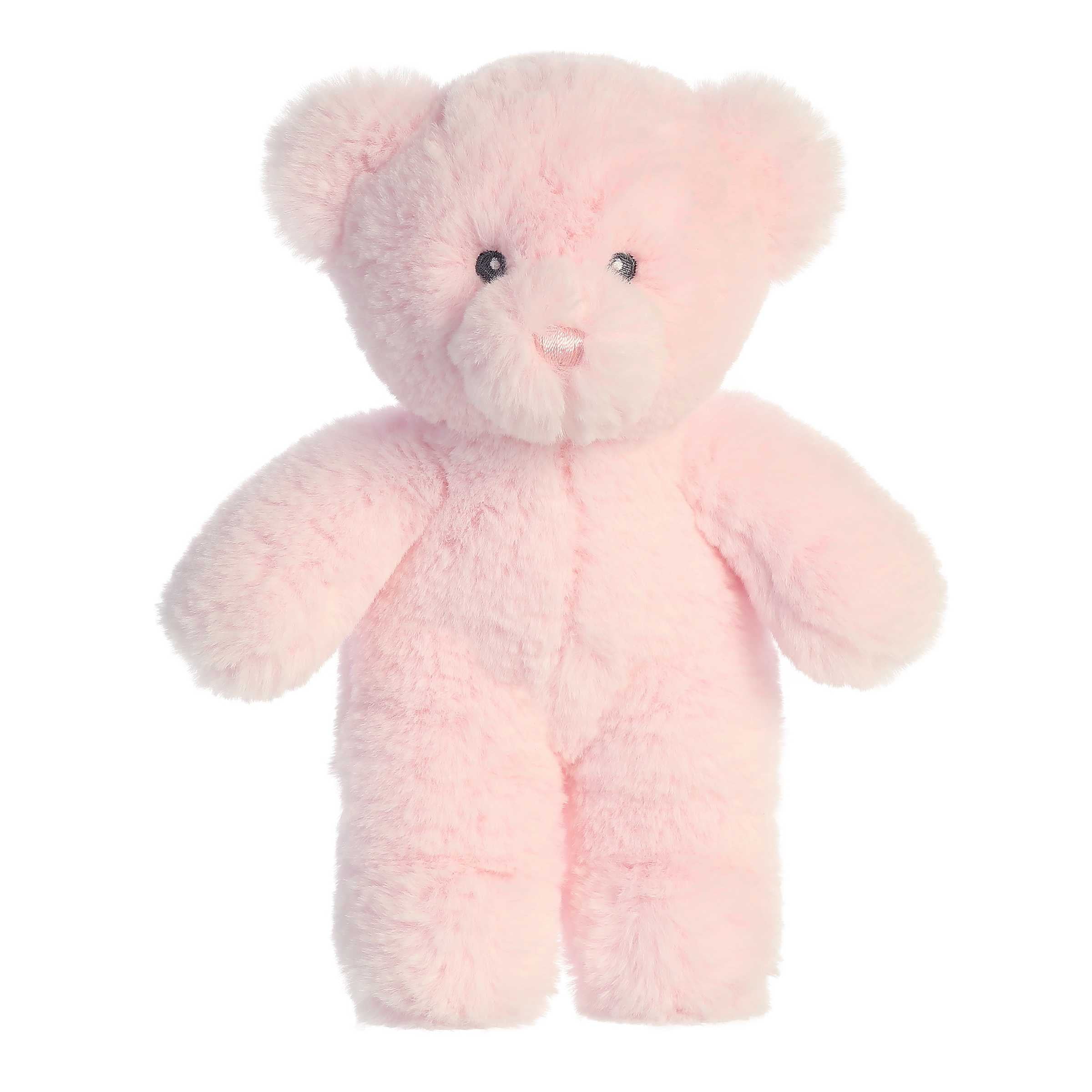 ebba - Fluffy Bear - 11" Pink Plush - Walmart.com
