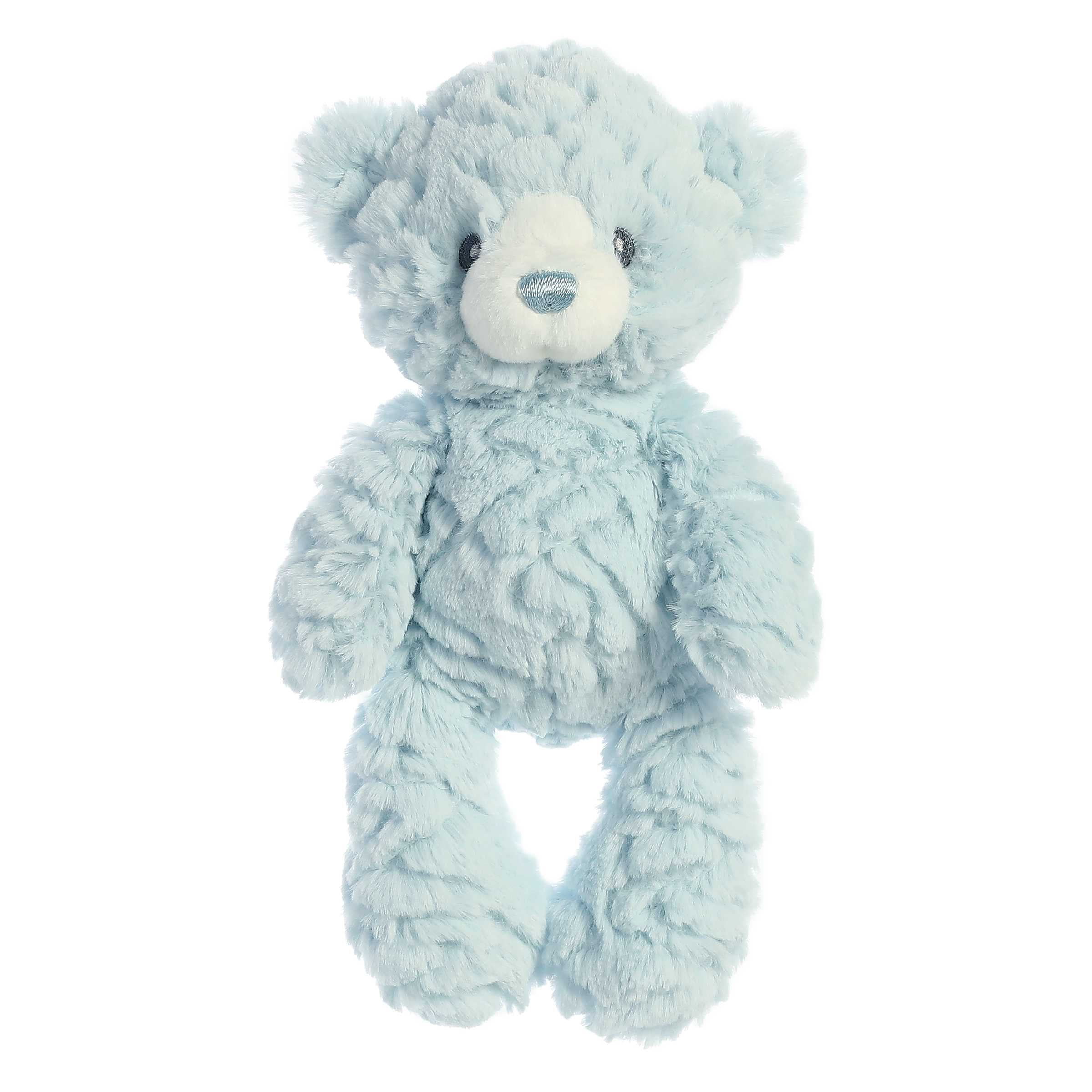 ebba - Medium Huggy Bear - 10" Blue - Snuggly Baby Stuffed Animal ...
