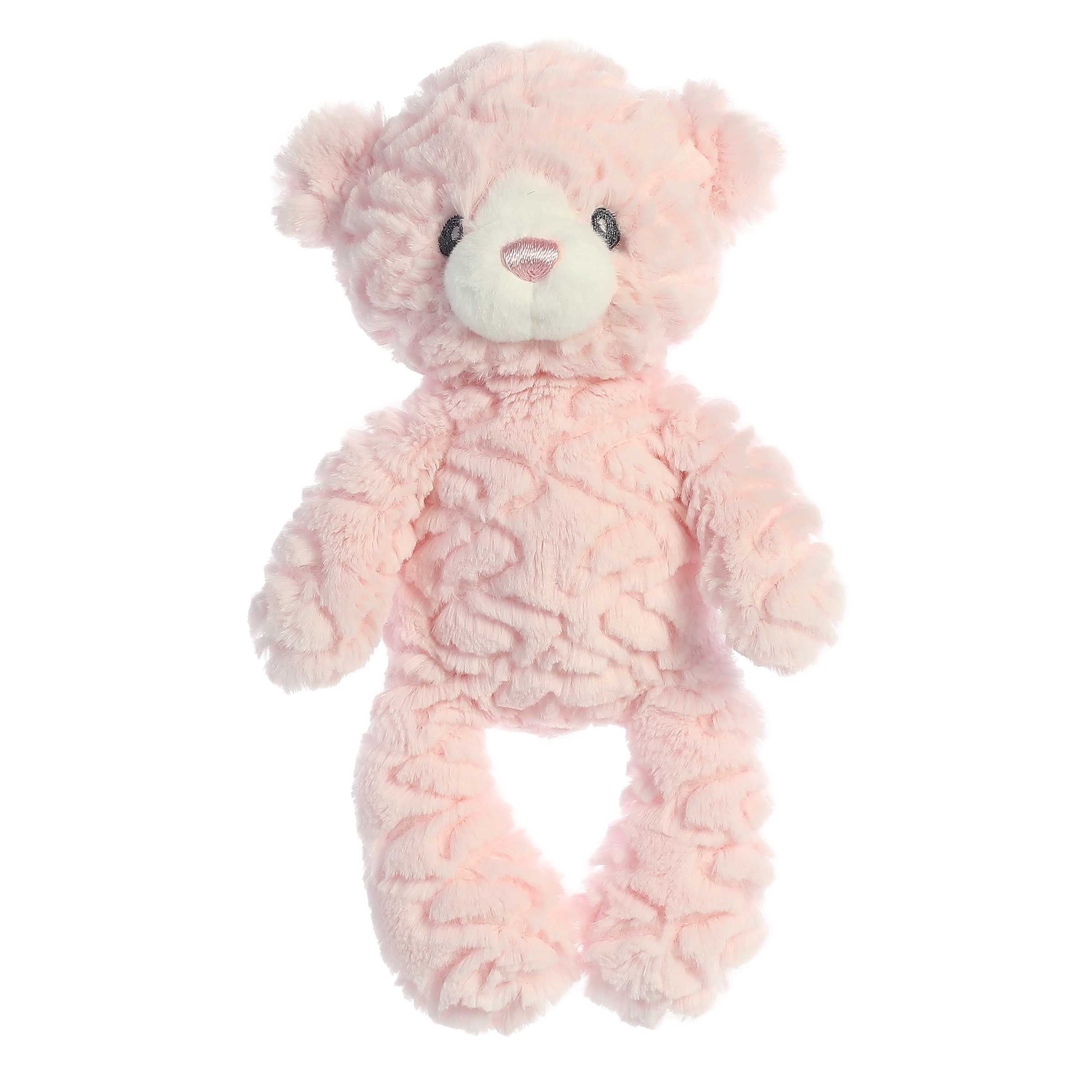 ebba - Medium Huggy Bear - 10" Pink - Snuggly Baby Stuffed Animal ...