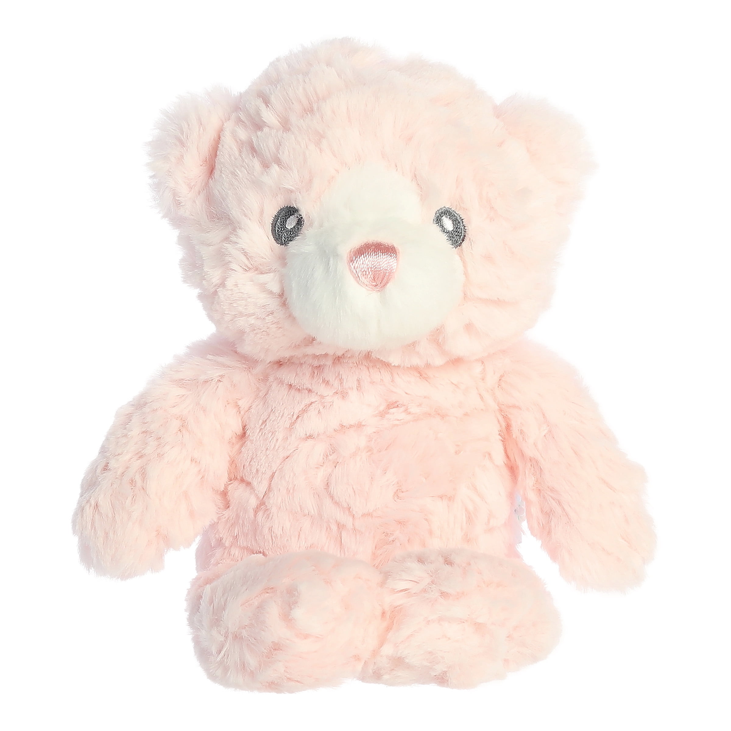 ebba - Medium Huggy Bear - 10" Pink - Snuggly Baby Stuffed Animal ...