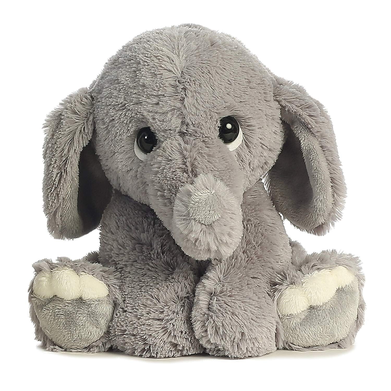 ebba - Medium Lil Benny Phant - 10" Grey - Playful Baby Stuffed Animal - Walmart.com