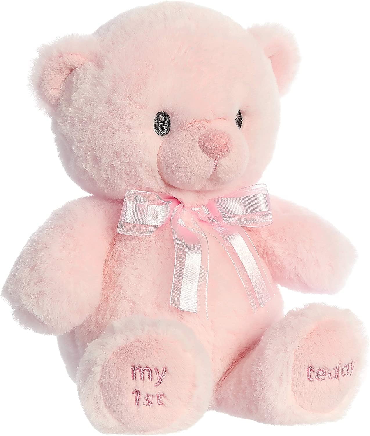 ebba - My First Teddy 12" Pink - Infant Snuggle Bear Plush Animal Toy ...