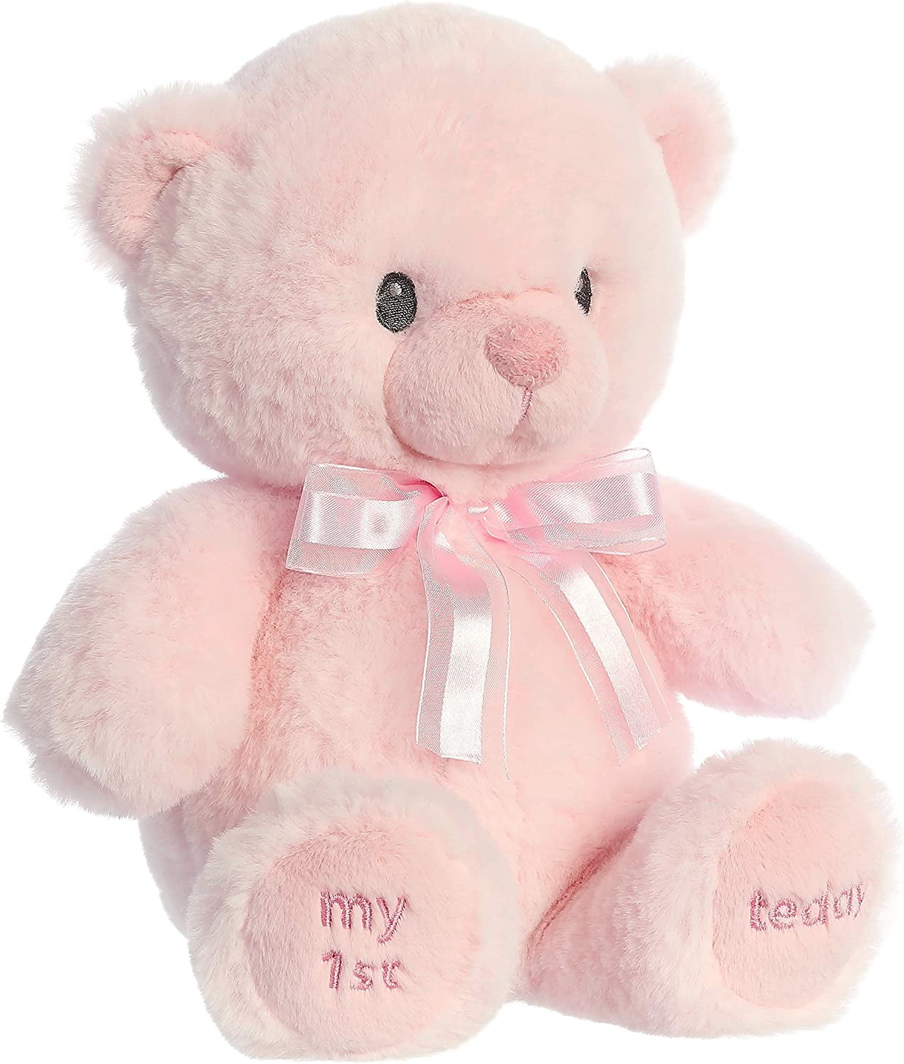 ebba - Medium My First Teddy - 12" Pink - Adorable Baby Stuffed Animal - Walmart.com