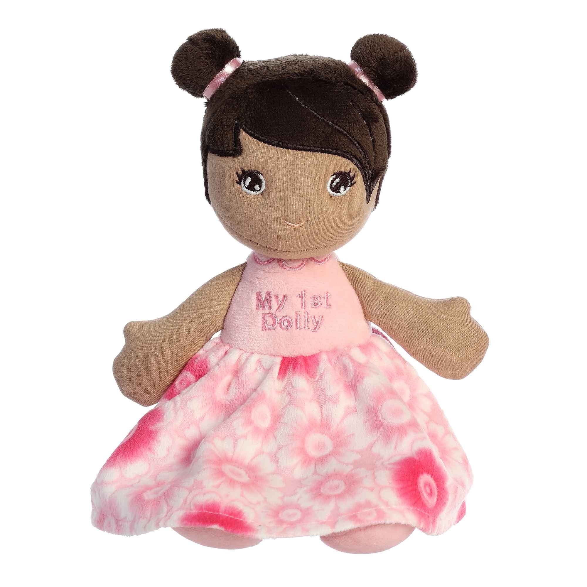 ebba - Medium Pink Dolls - 12.5" My First Dolly - Elegant Baby Stuffed Doll - Walmart.com