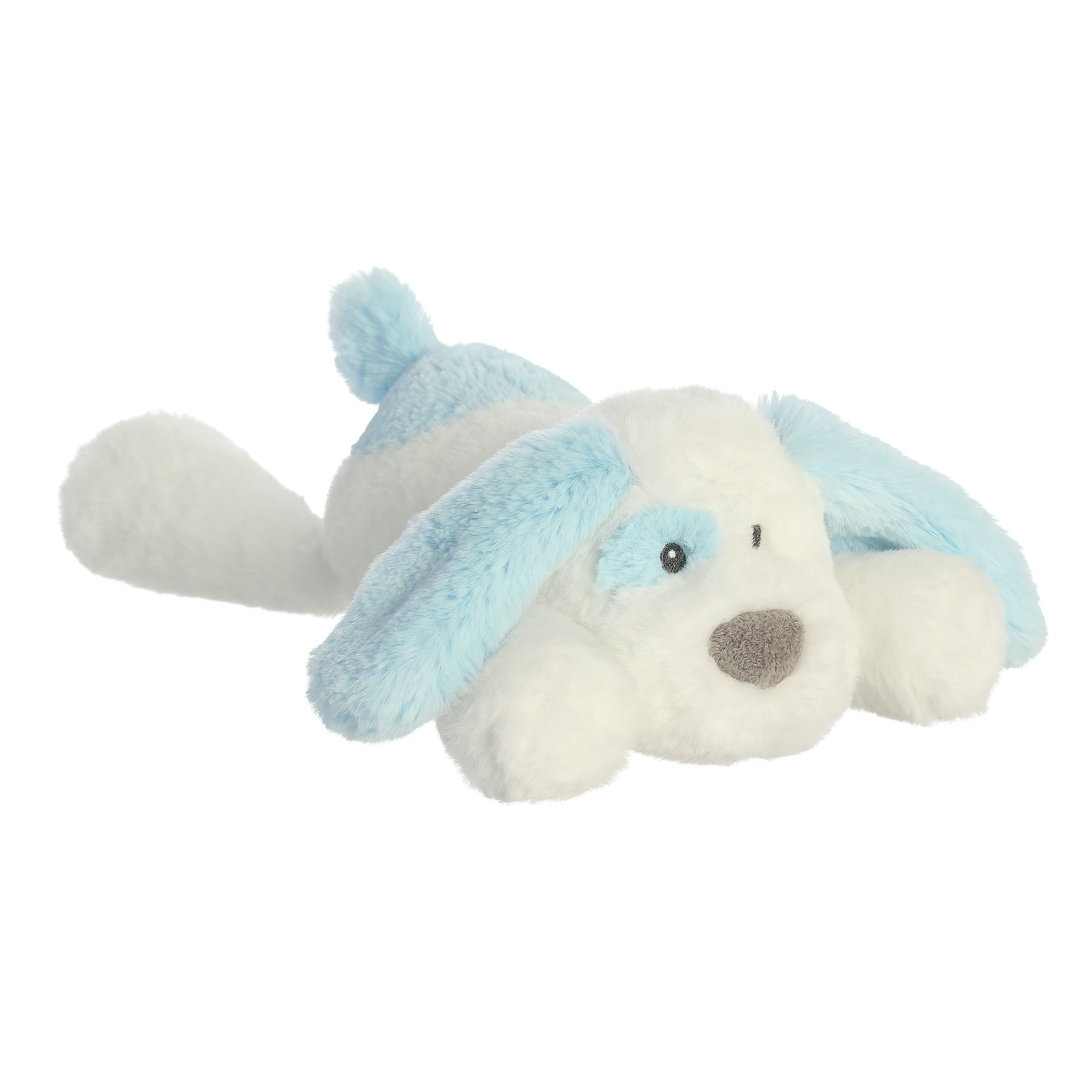 ebba Scruff Puppy Dog, Blue and White Super Soft Plush - Walmart.com