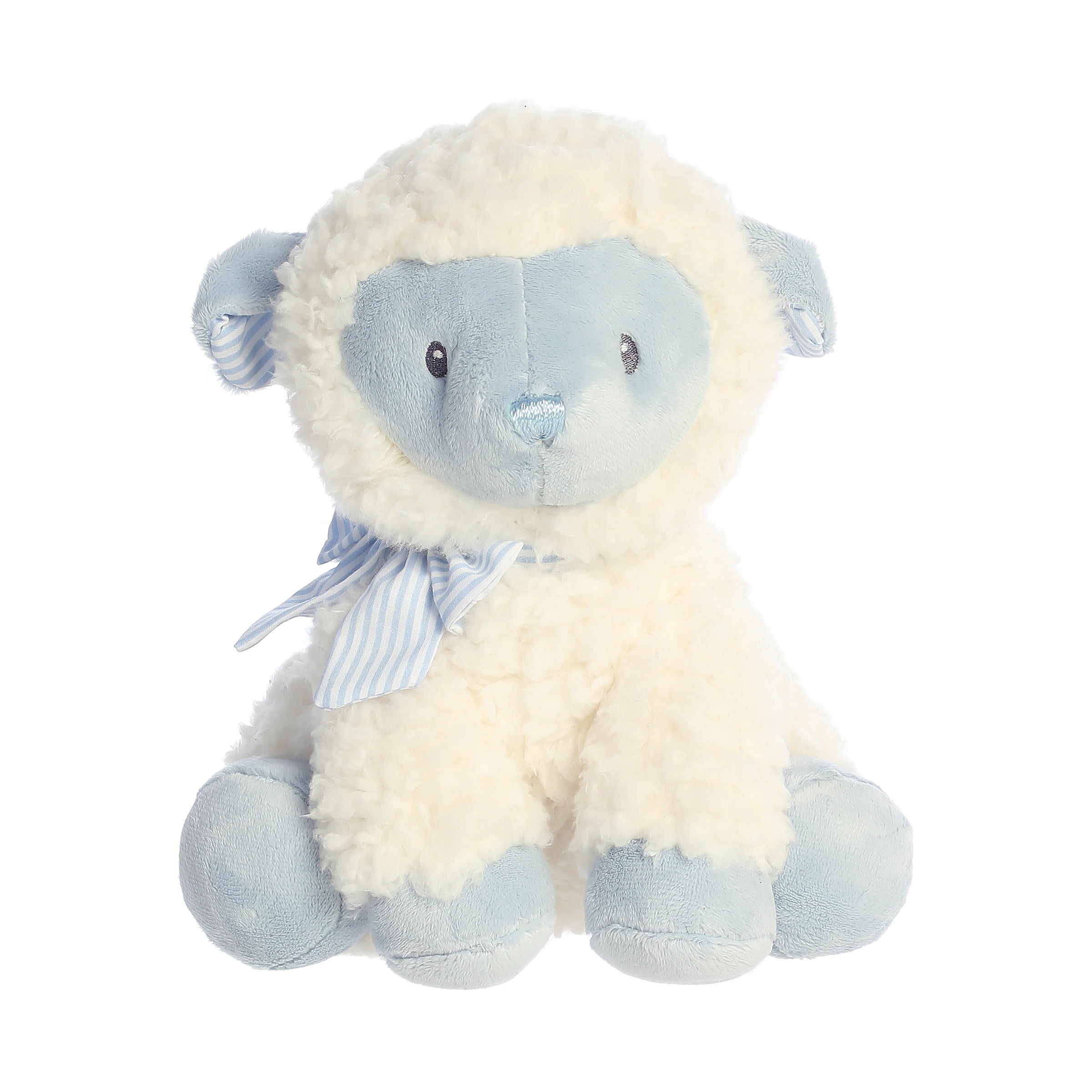 ebba - Small Blue Blessing Lamb - 9" Boy Lamb - Playful Baby Stuffed ...