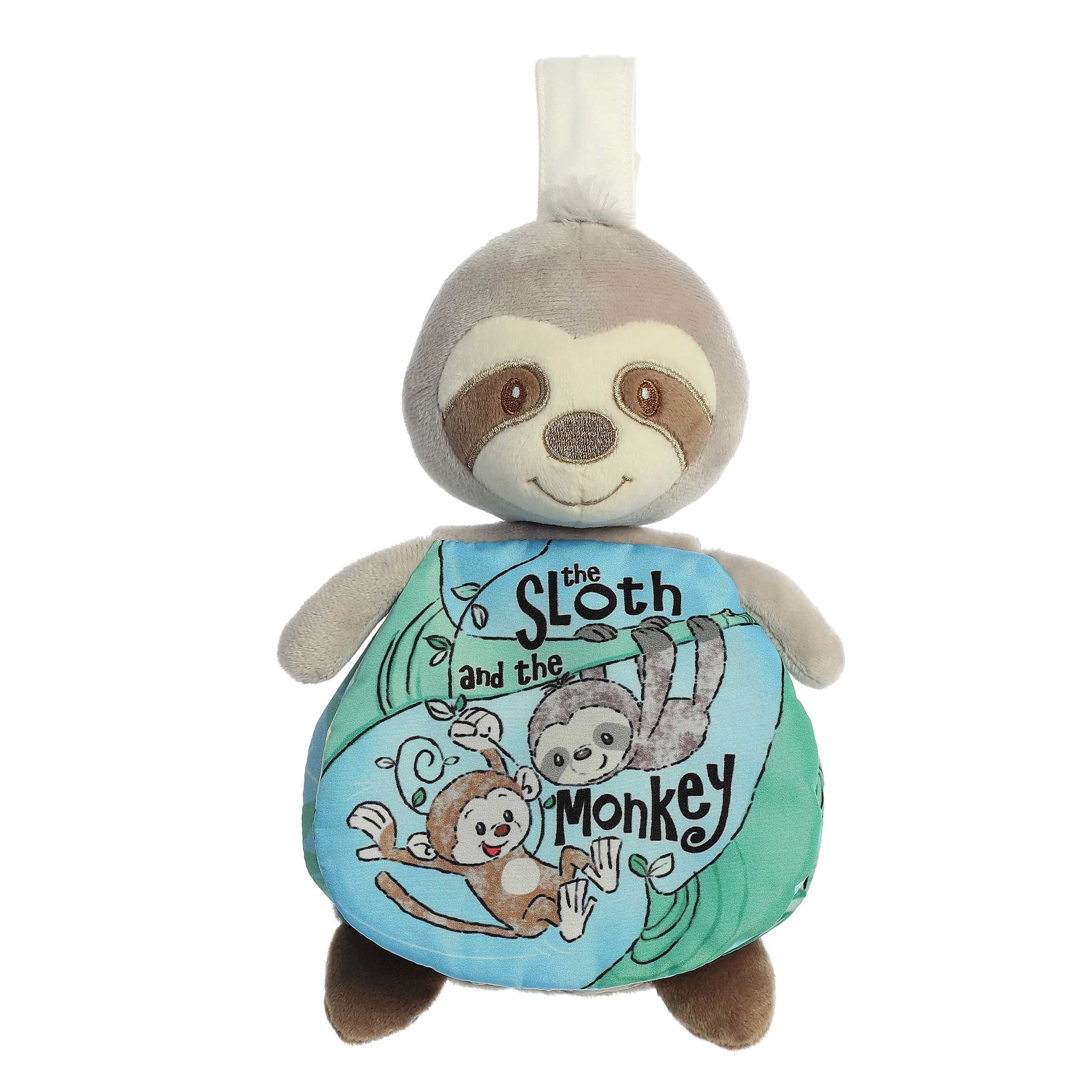 ebba - Small Multicolor Story Pals - 9" Sloth And The Monkey - Engaging ...