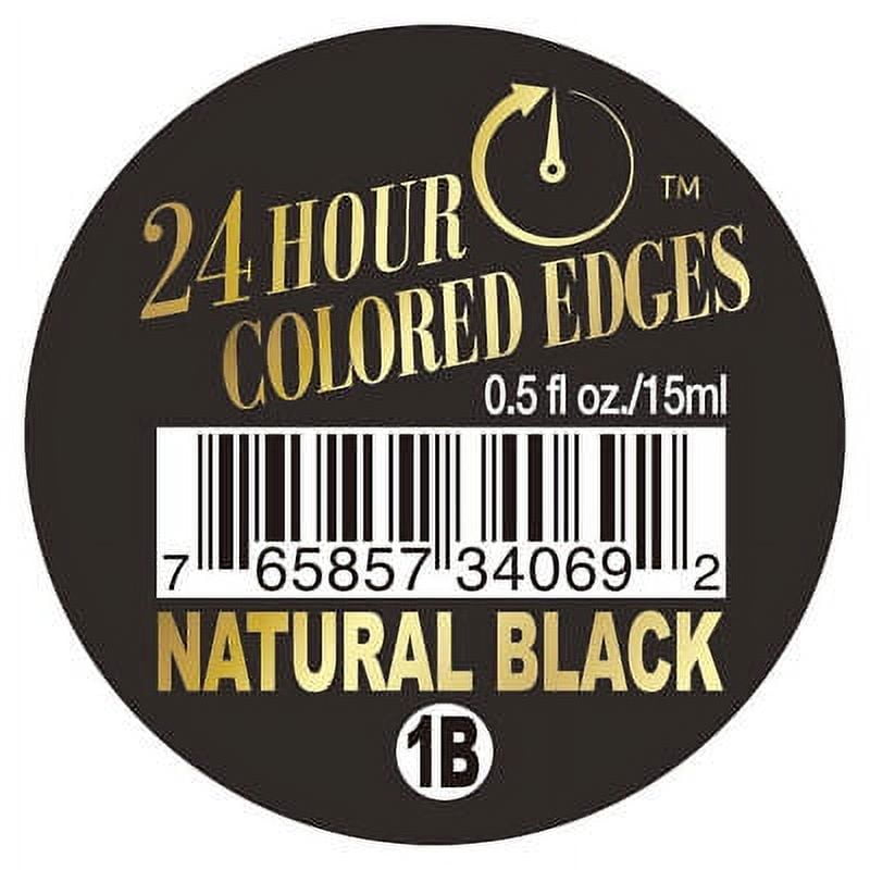 ebin new york 24 hour colored edges .5 oz 1b natural black - Walmart.com
