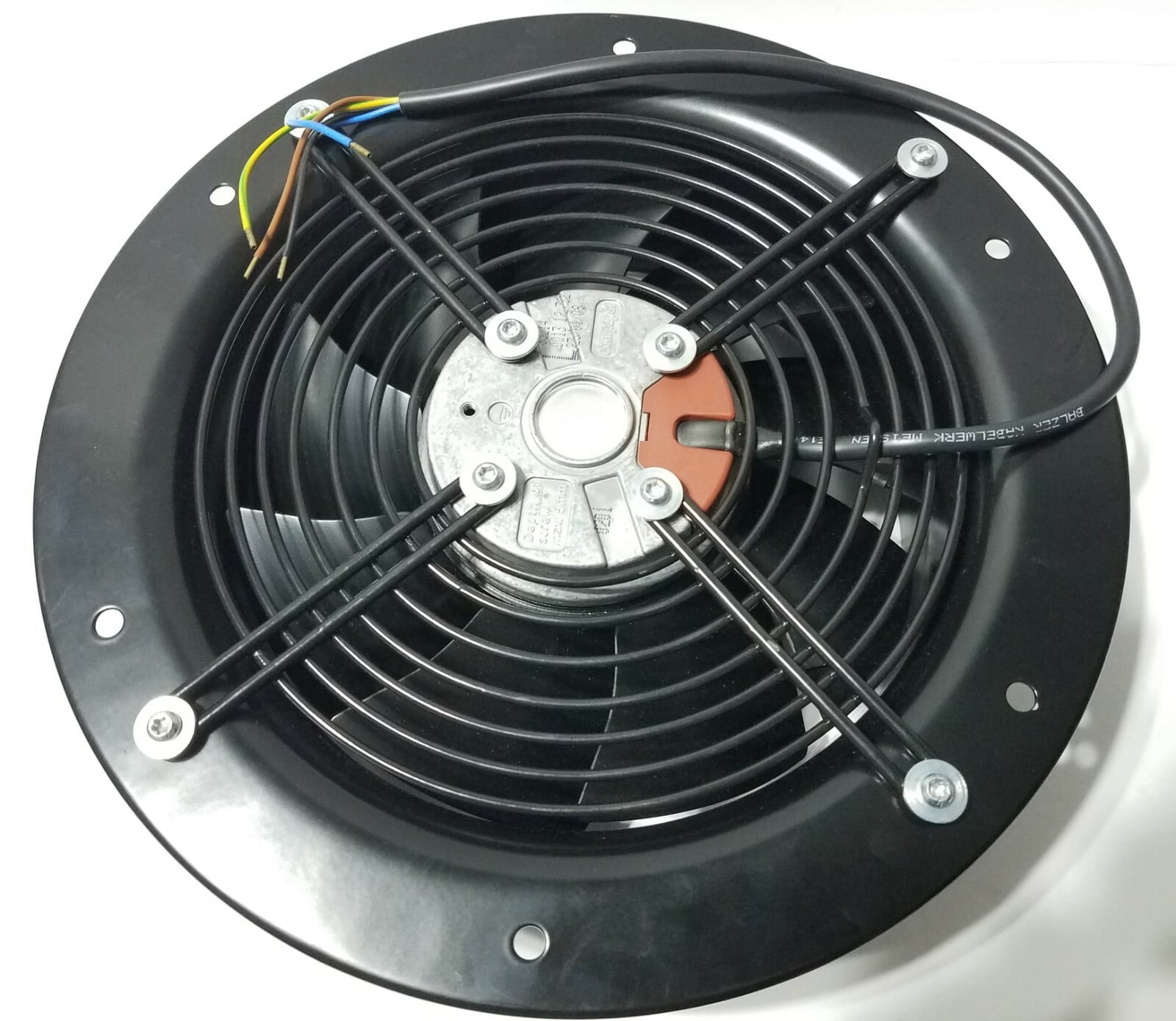 ebmpapst W2E200-CI 86-70 Axial 9 Blade Fan,Round, 11" Dia.115V EBM ...