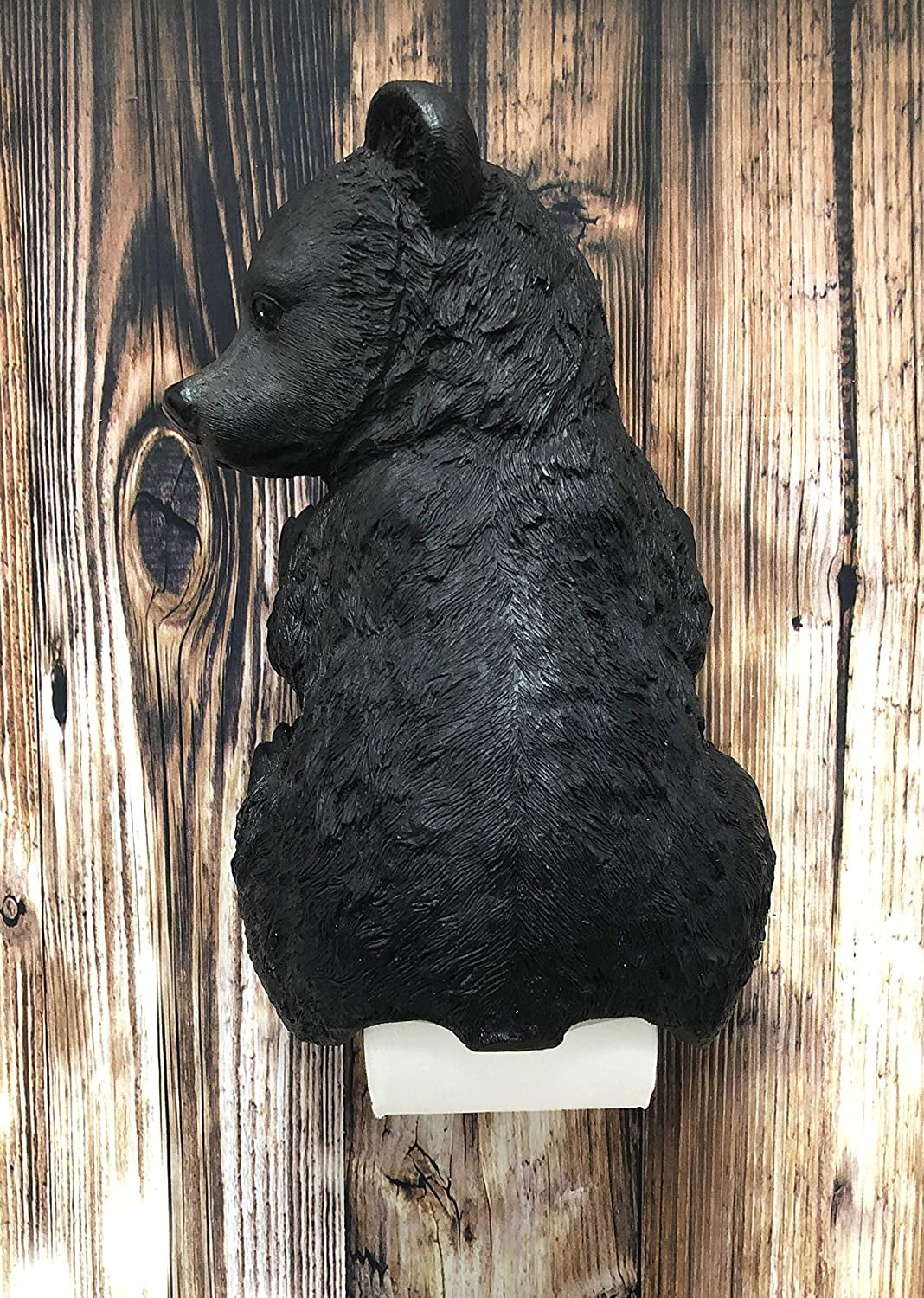 ebros large stinky stool pooping black bear toilet paper holder ...