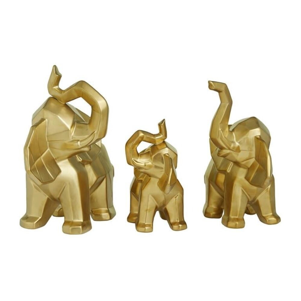 ecWorld Enterprises, Inc. Standing Luck And Wisdom Elephant Trio ...