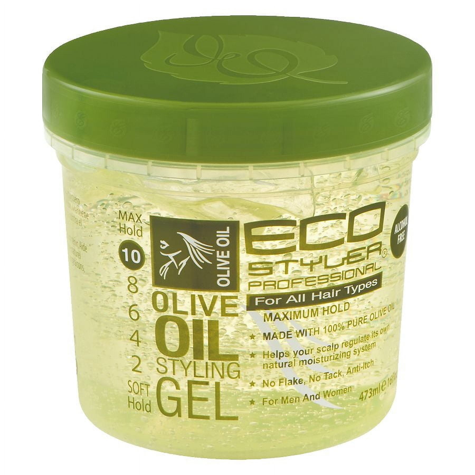 eco styler Olive Oil Styling Gel 16.0 Ounces Pack of 2 - Walmart.com
