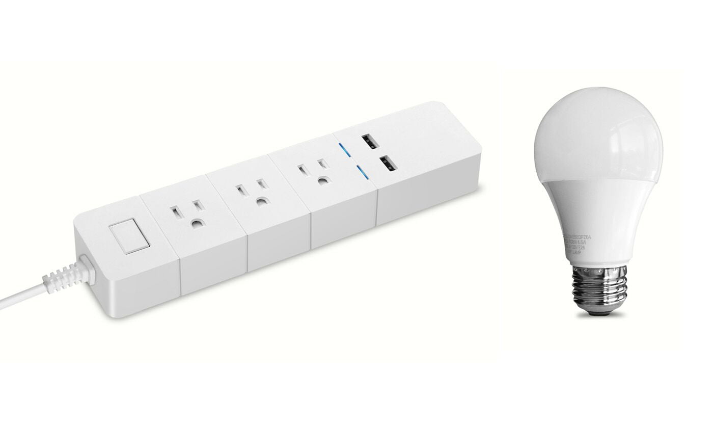 eco4life Smart Surge Protector and Smart Bulb Starter Kit - Walmart.com