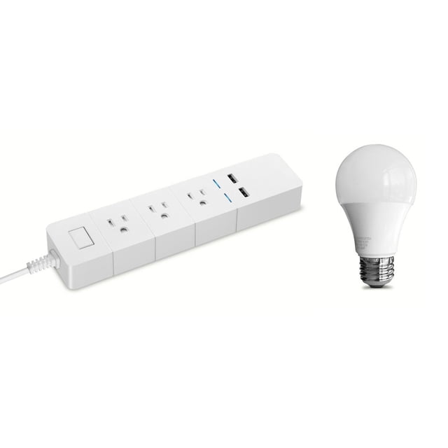 eco4life Smart Surge Protector and Smart Bulb Starter Kit - Walmart.com