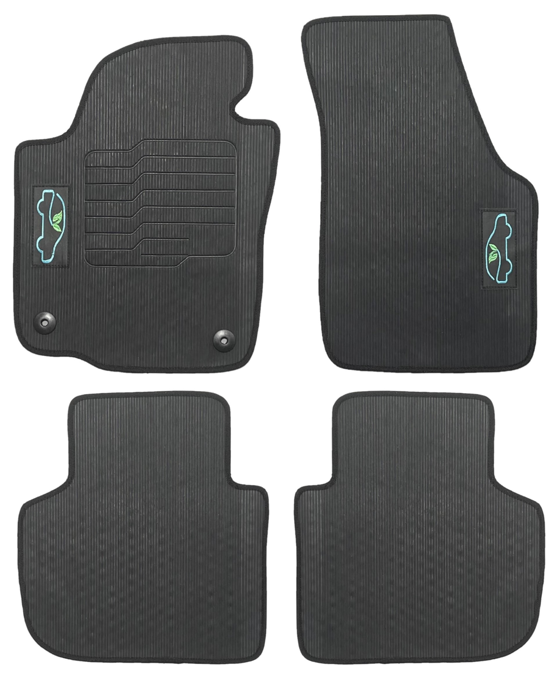 ecoMats All Weather Floor Mats Custom Fit For 2020 to 2023 Volkswagen ...