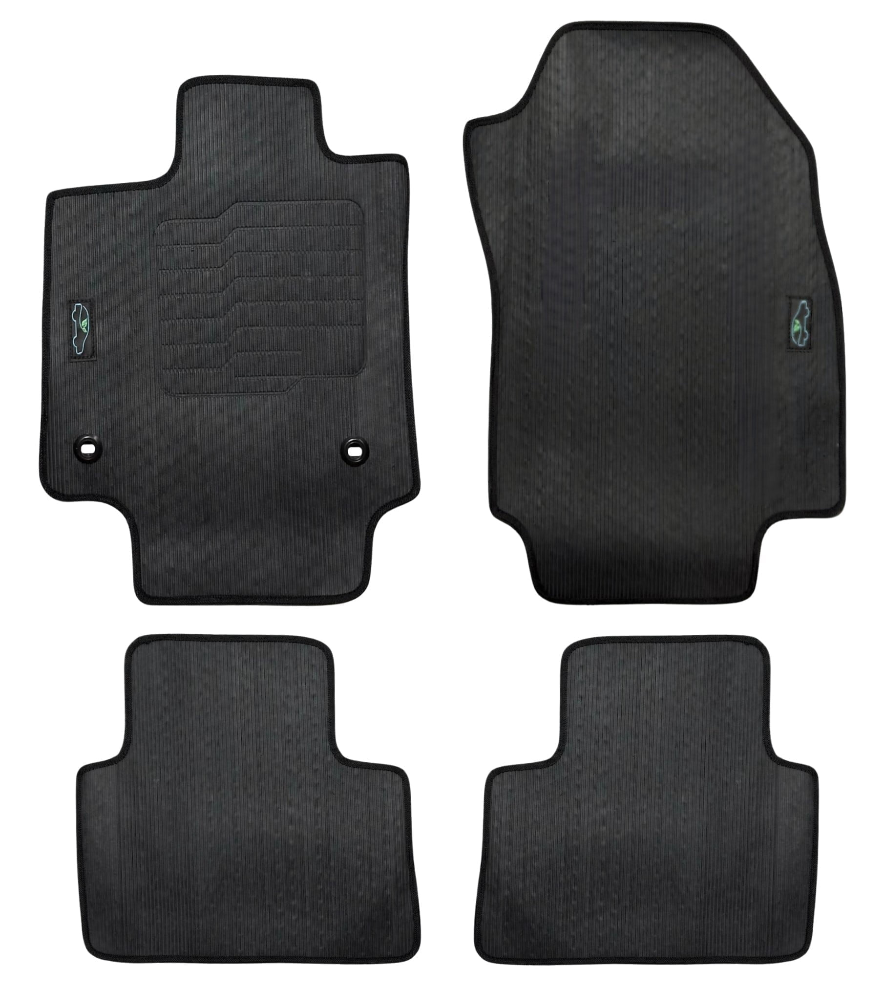 ecoMats Car Floor Mats for 2019-2024 Toyota Rav4, Front & Rear, Black ...