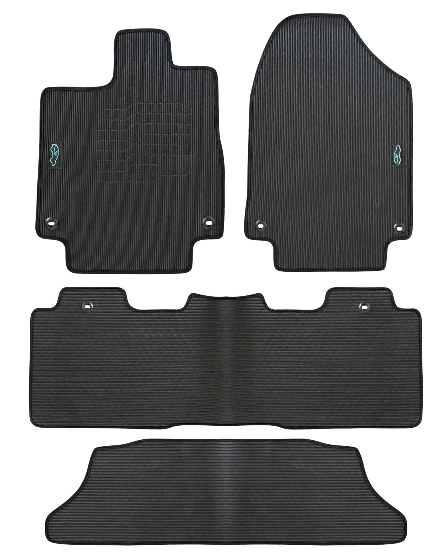 ecoMats All Weather Floor Mats for 2018 to 2026 Honda Odyssey, Front ...