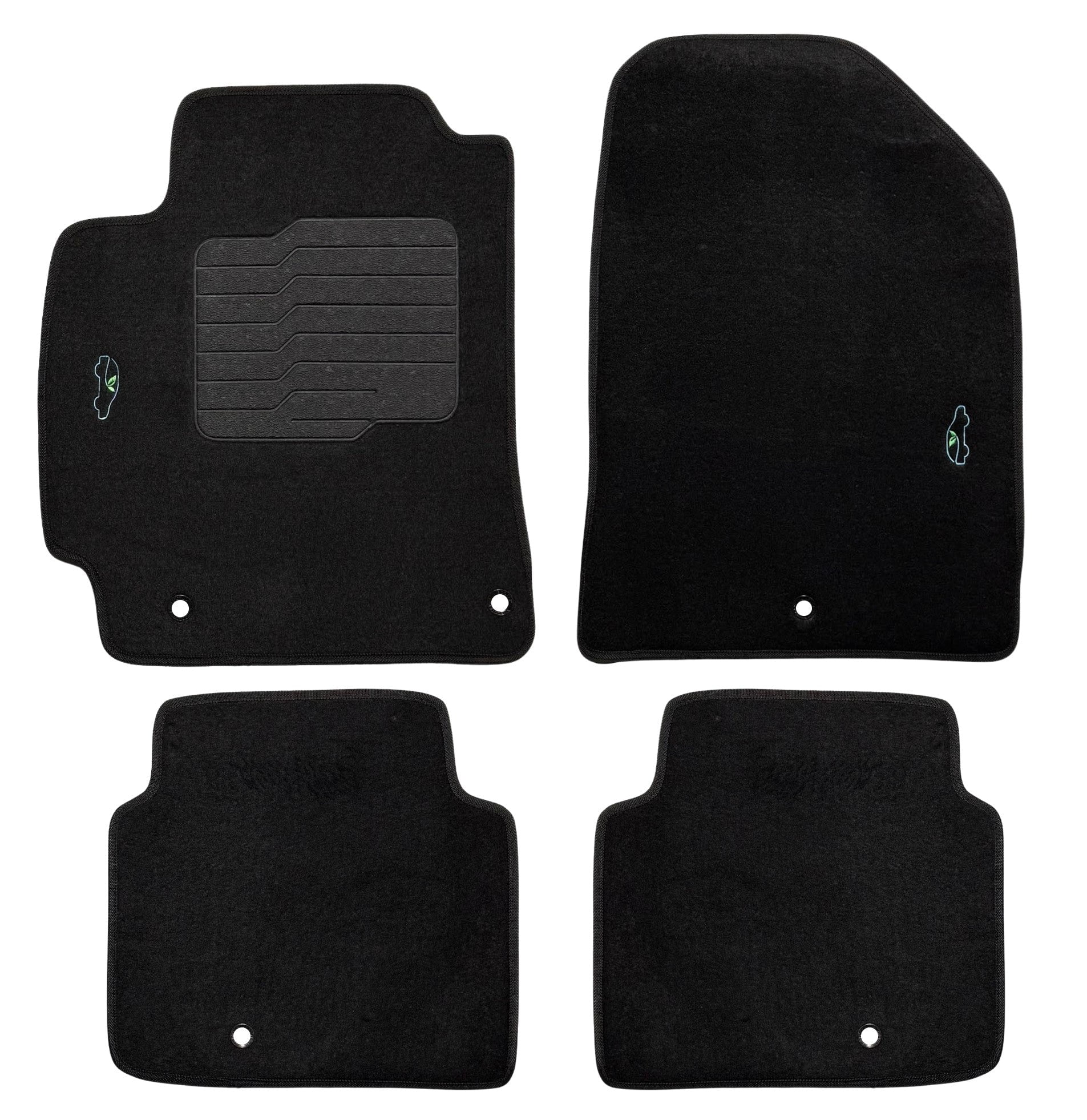 ecoMats Carpet Floor Mats Custom Fit for 2017 to 2020 Hyundai Elantra ...