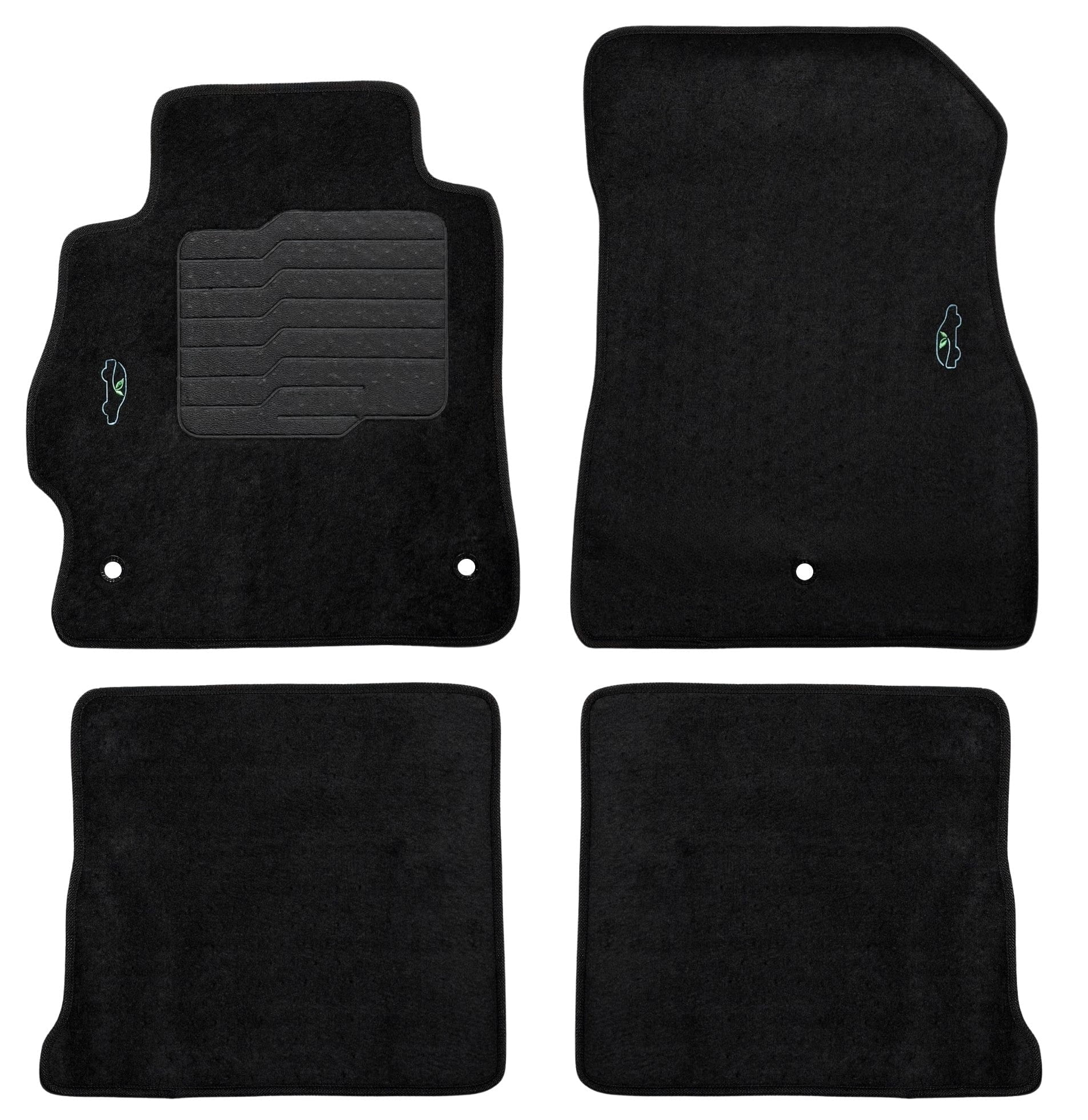 ecoMats Carpet Floor Mats for 2020 to 2025 Nissan Versa with Driver ...