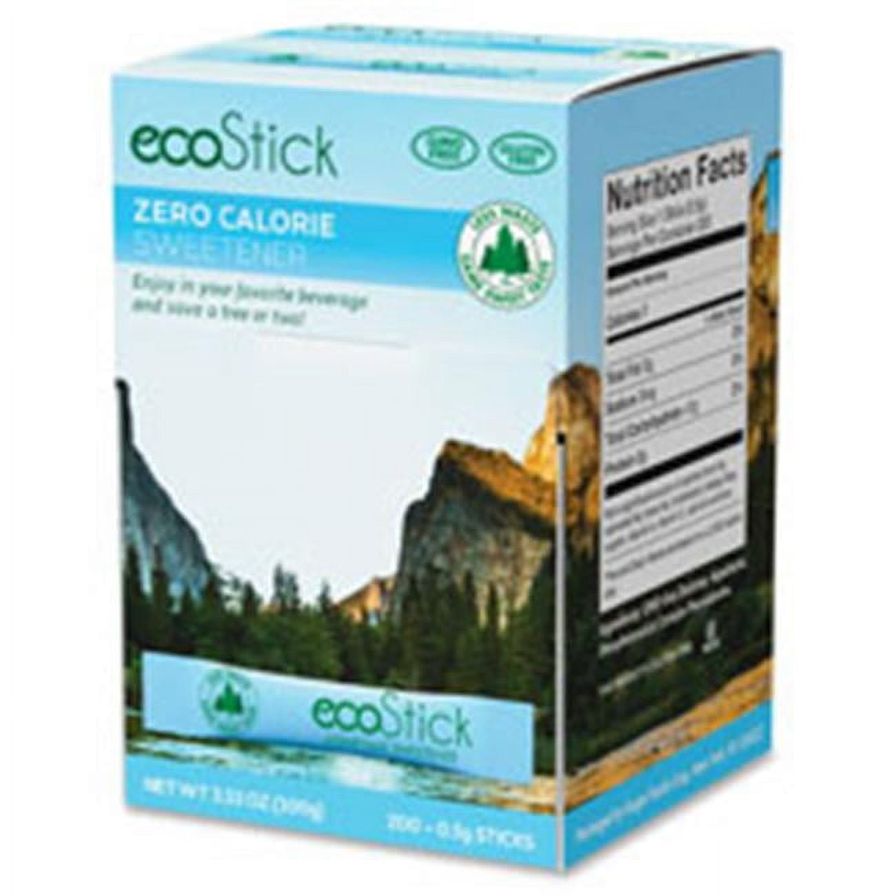 ecoStick, SUG83746, Aspartame Sweetener Packets, 200 / Box - Walmart.com