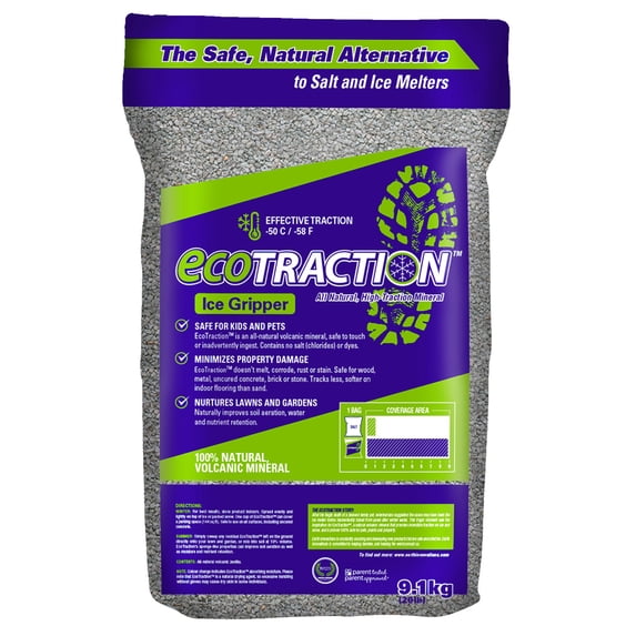 ecoTraction ET9RB Snow and Ice Traction Granules, 20 lb bag - Walmart.com