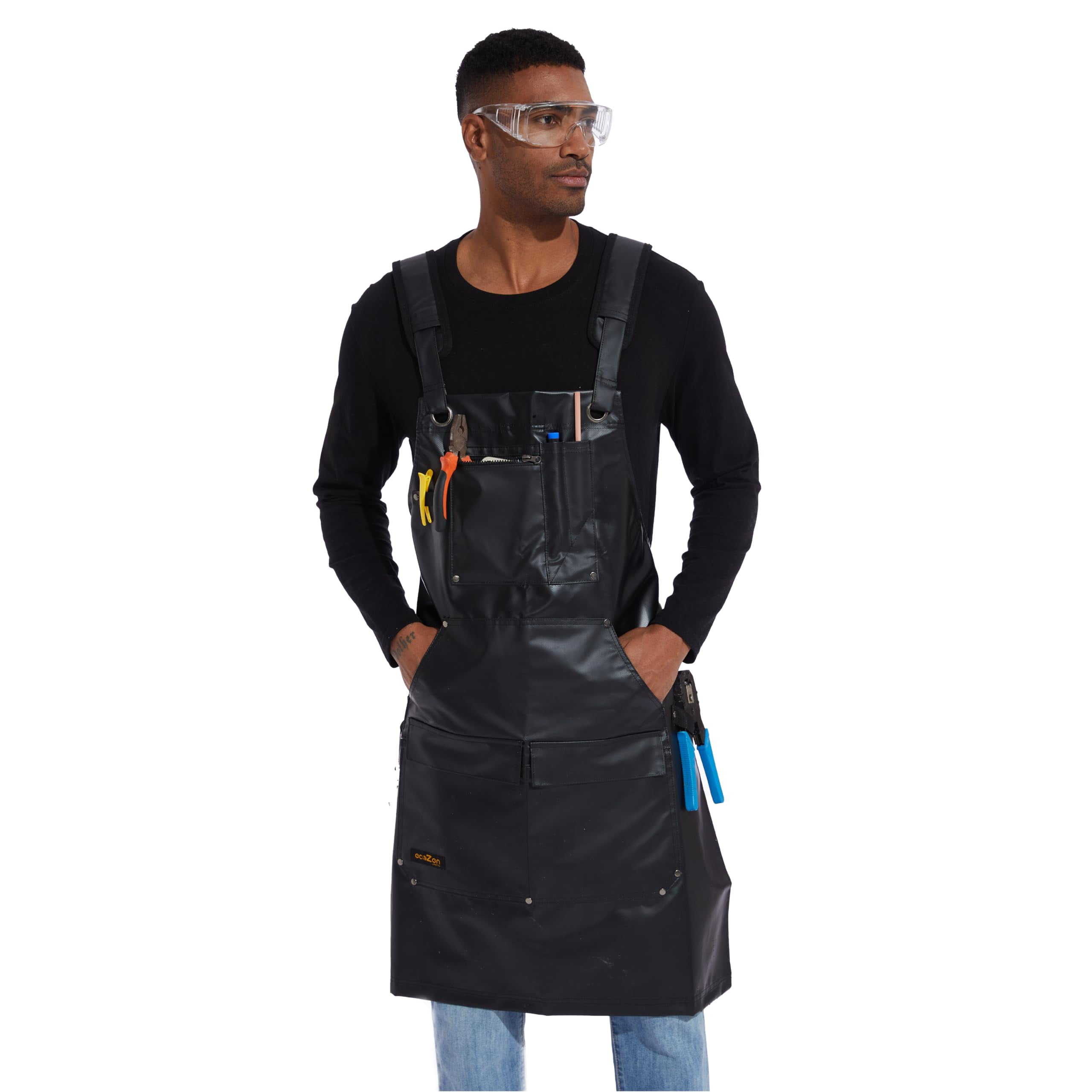 ecoZen Lifestyle Waterproof Apron for Men and Women - Carpenter ...