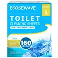 ecosewave Toilet Bowl Cleaner Sheets,160 Cleans, Lemon,Friendly to your ...