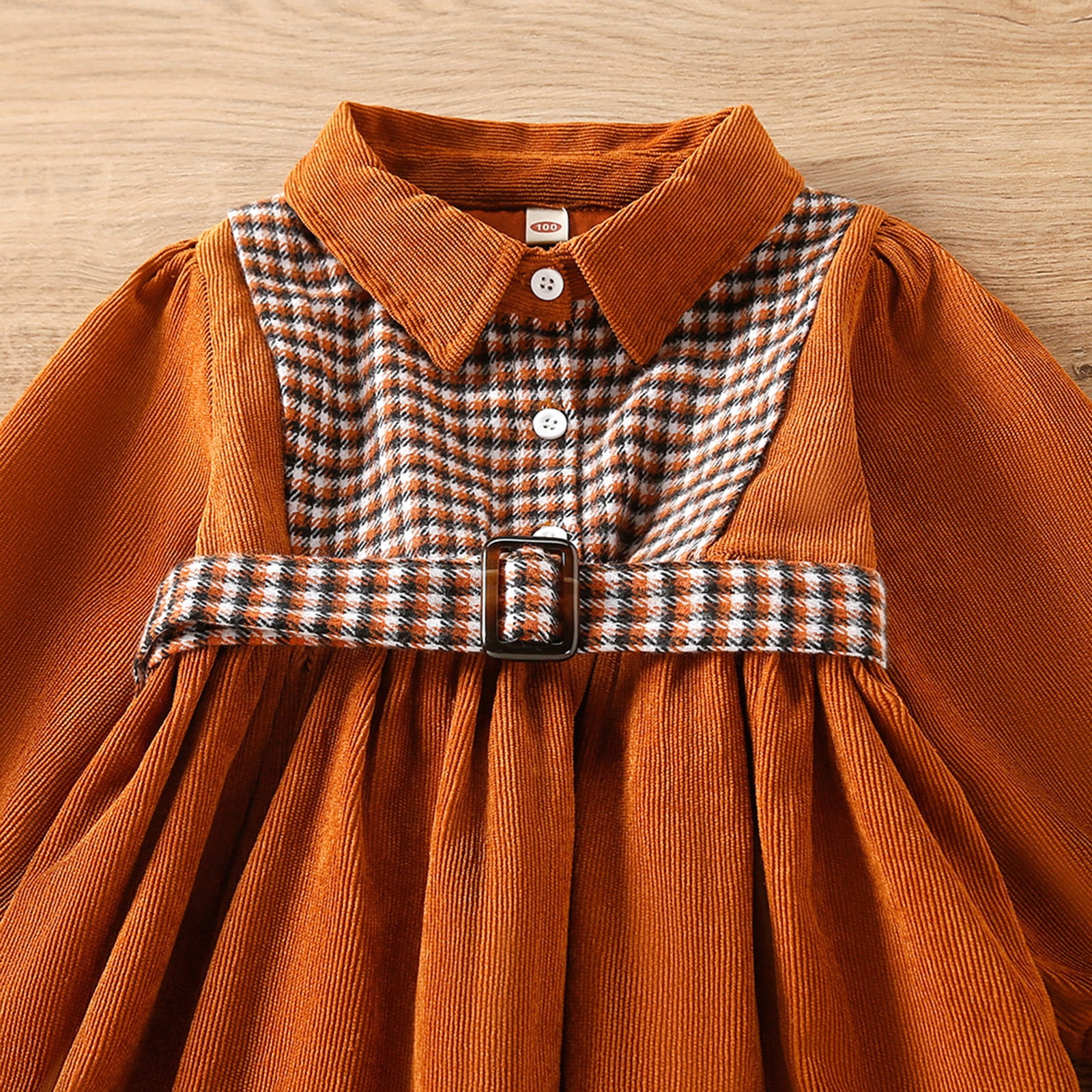 eczipvz Baby Girl Clothes Toddler Girls Corduroy Dress Long Sleeve ...