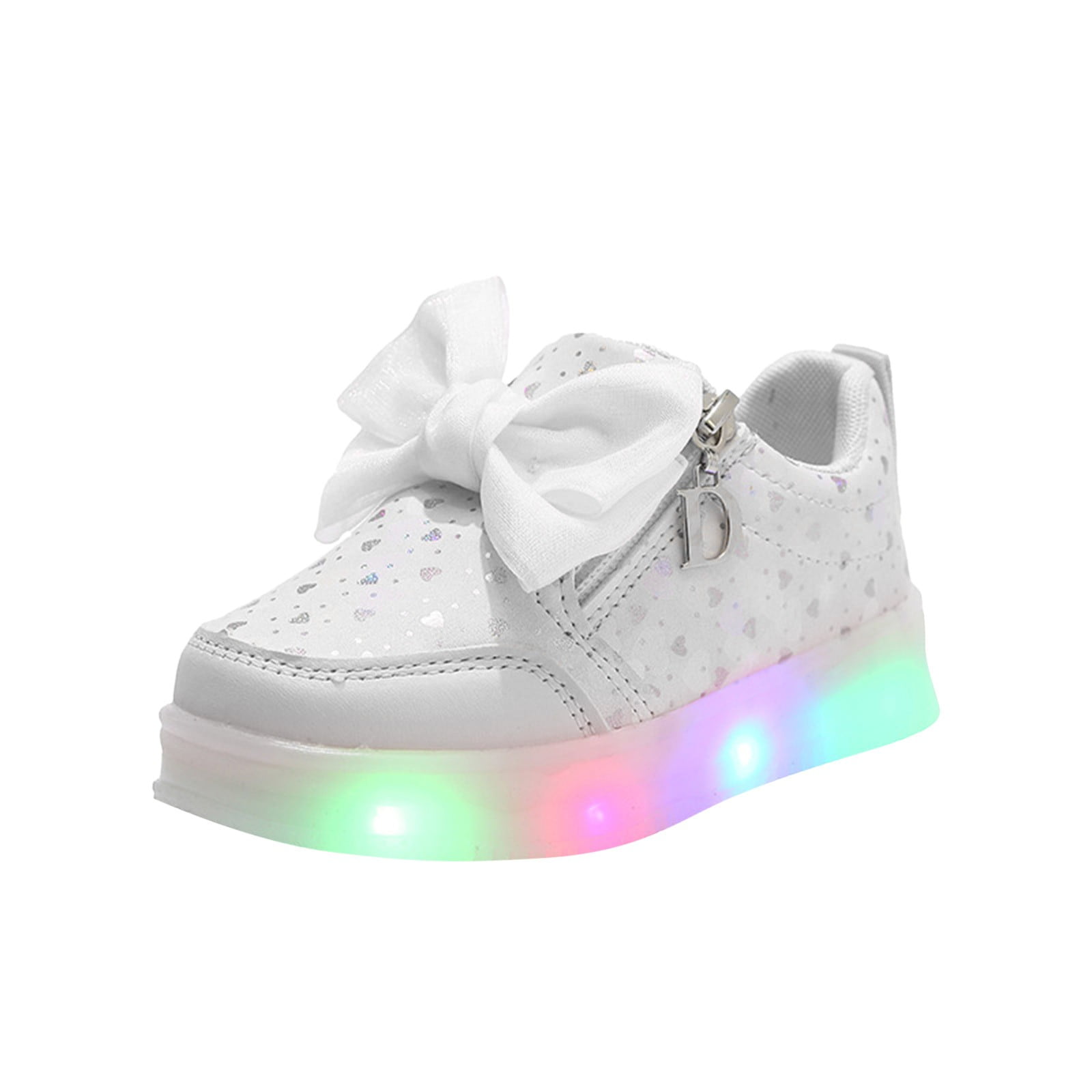 eczipvz Baby Girl Sneakers Toddler Girl Light Up Shoes LED Flashing ...