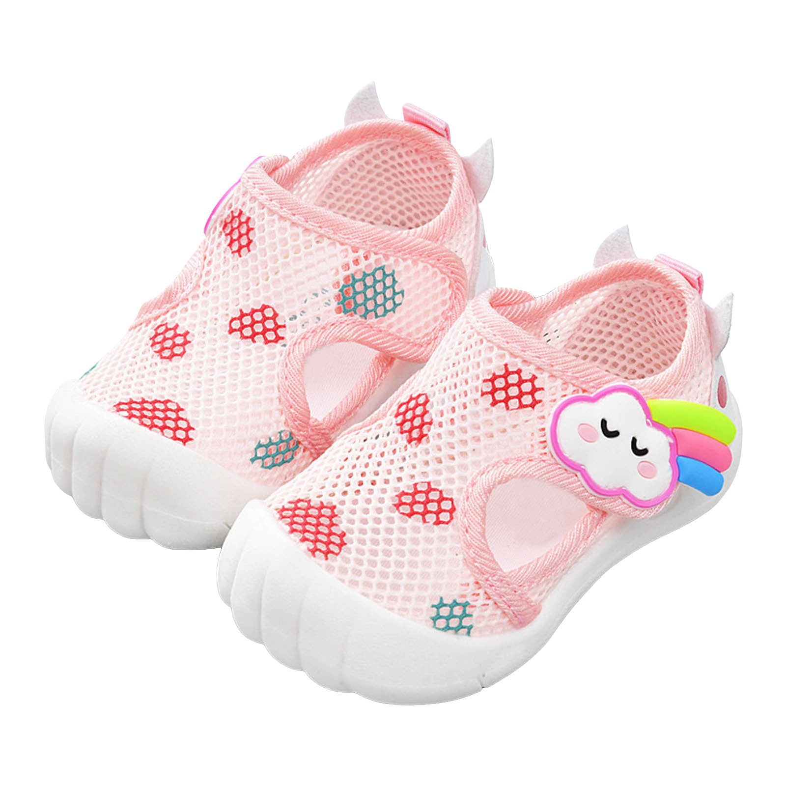 eczipvz Baby Shoes Summer Toddler Girls Boys Shoes Sandals Flat Bottom Non Slio Half Open Toe ...