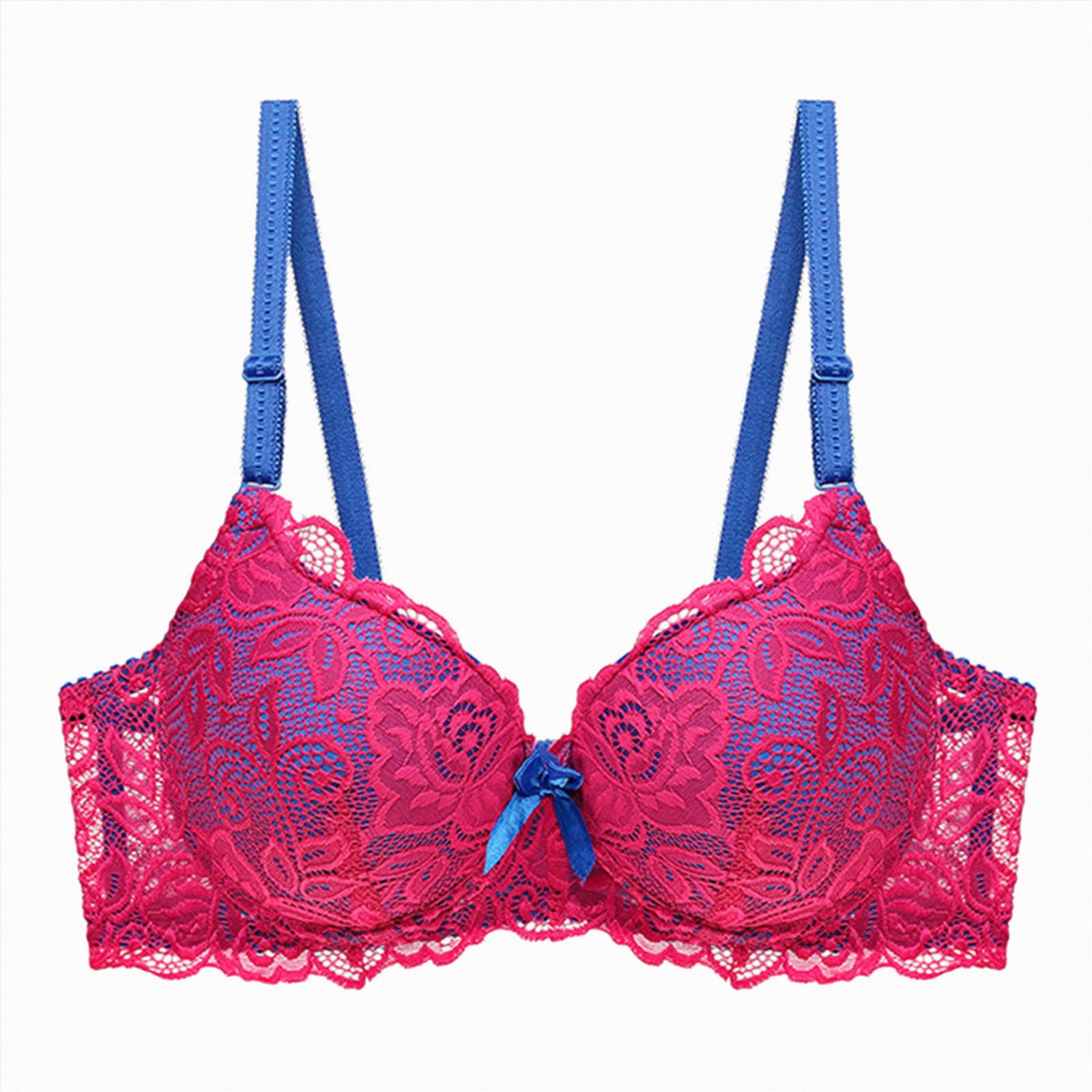 eczipvz Bras for Women Cute Lace Seamless Bra Push Up No Underwire ...