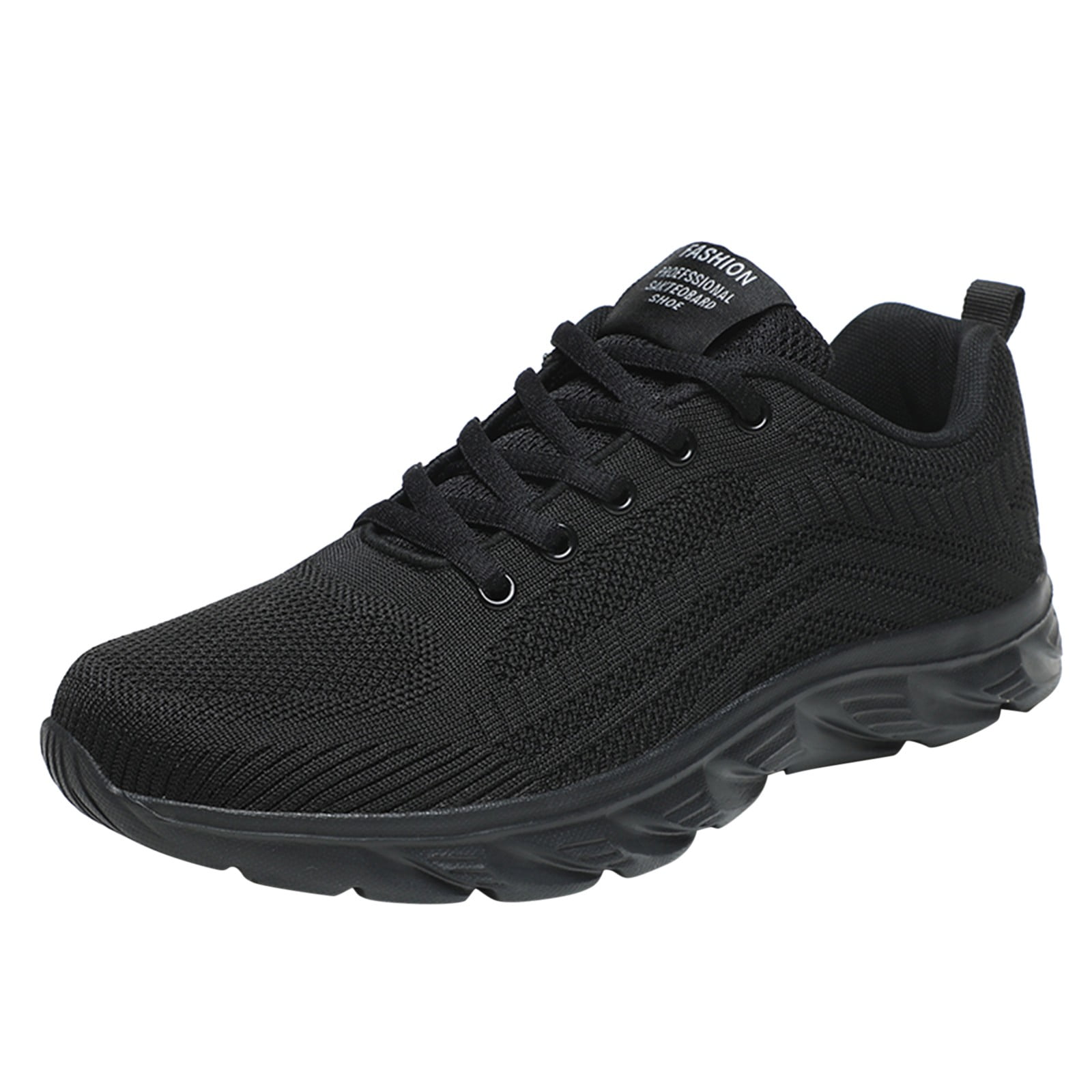 eczipvz Casual Sneakers for Men Wide Width Sneakers PU Work Shoes for ...