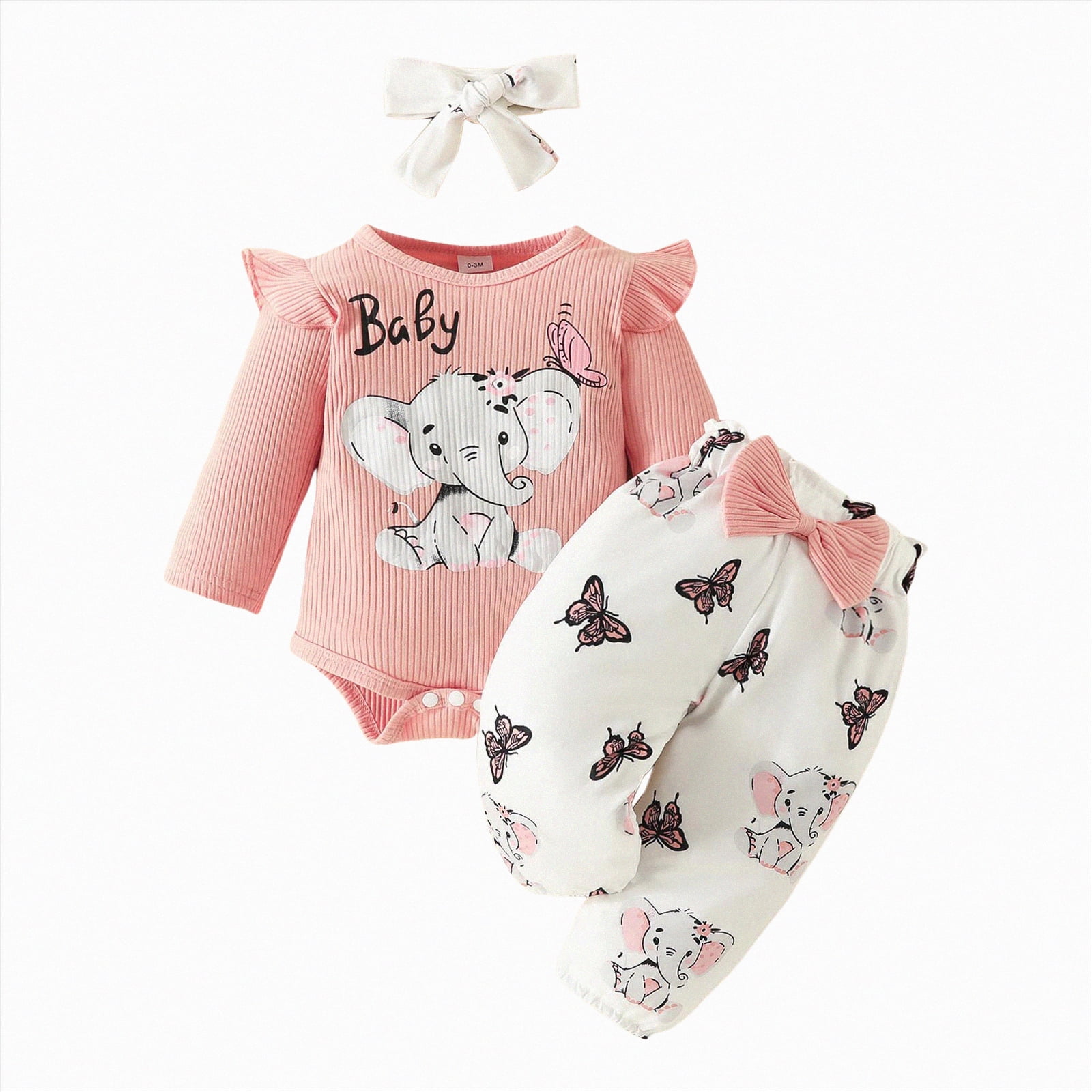 eczipvz Girls Fall Clothes Girl Clothes Romper Pants Set Floral Fall ...