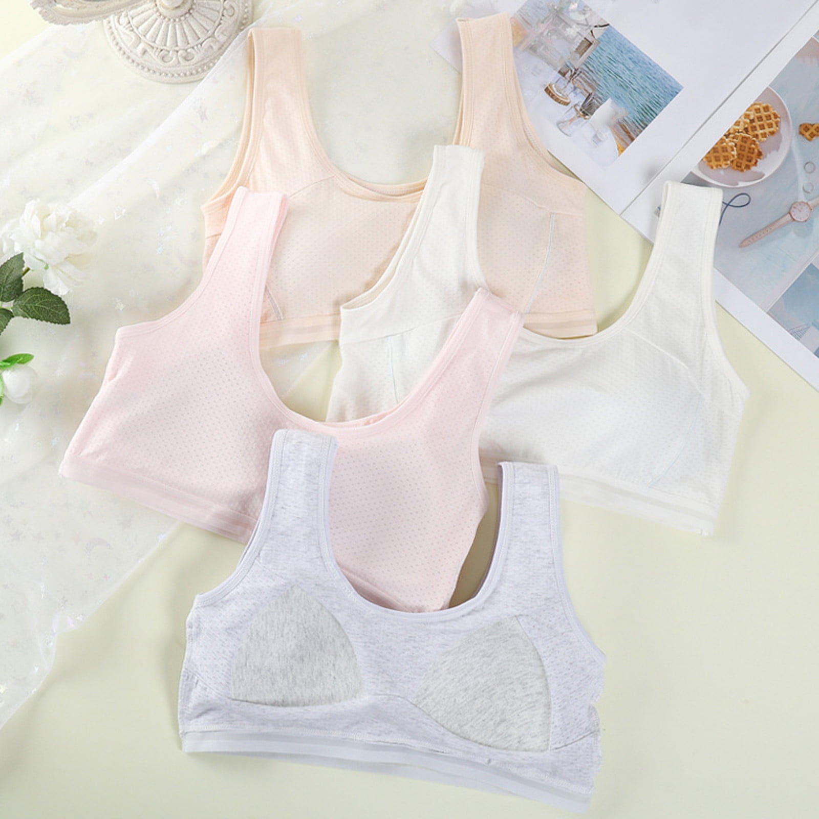 eczipvz Girls Underwear Kids Girls Underwear Foam Bra Vest Children ...