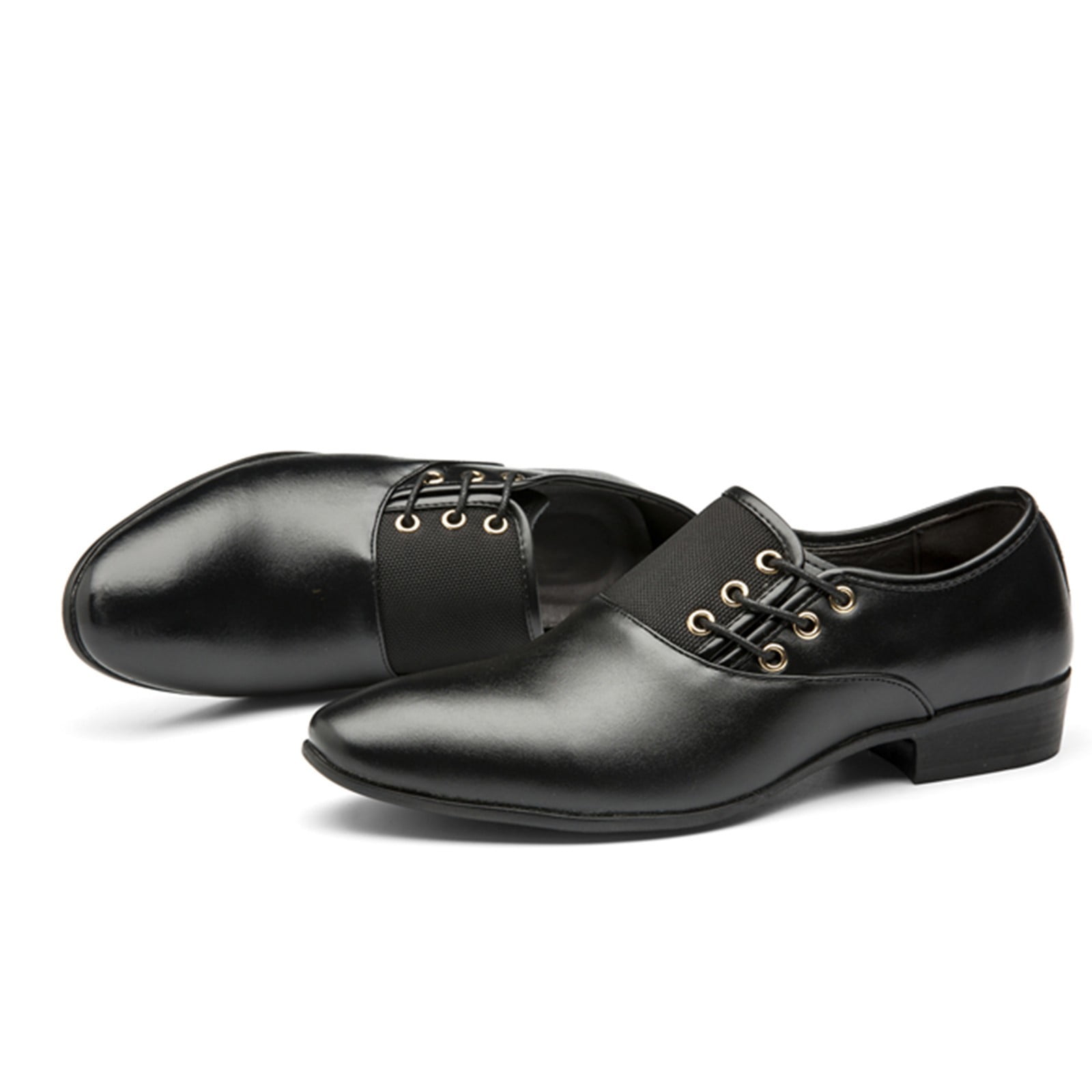 eczipvz Men Shoes Classical Style Leather Shoes For Men Slip On PU ...