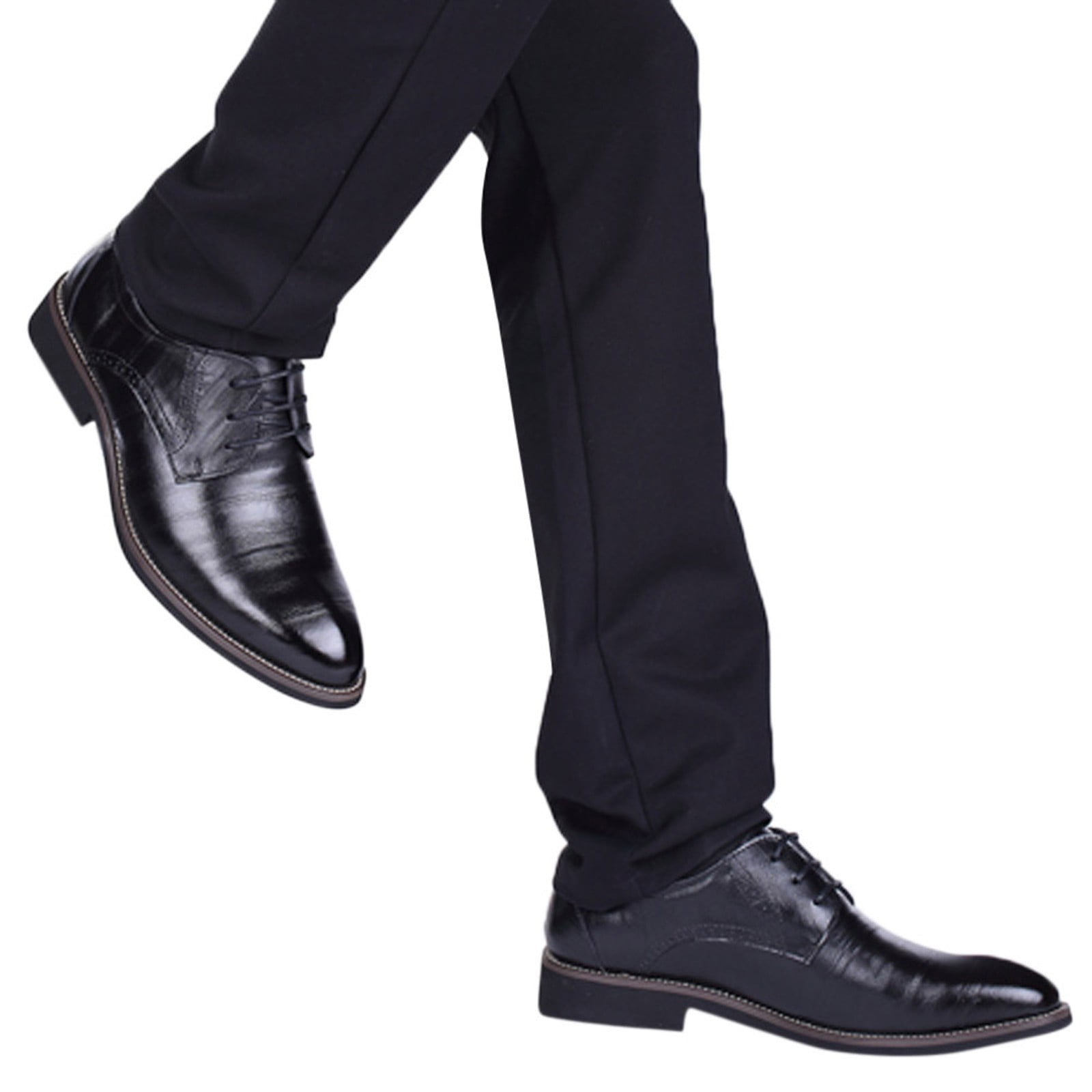 eczipvz Men Shoes Classical Style Shoes For Men Slip On PU Leather Low ...