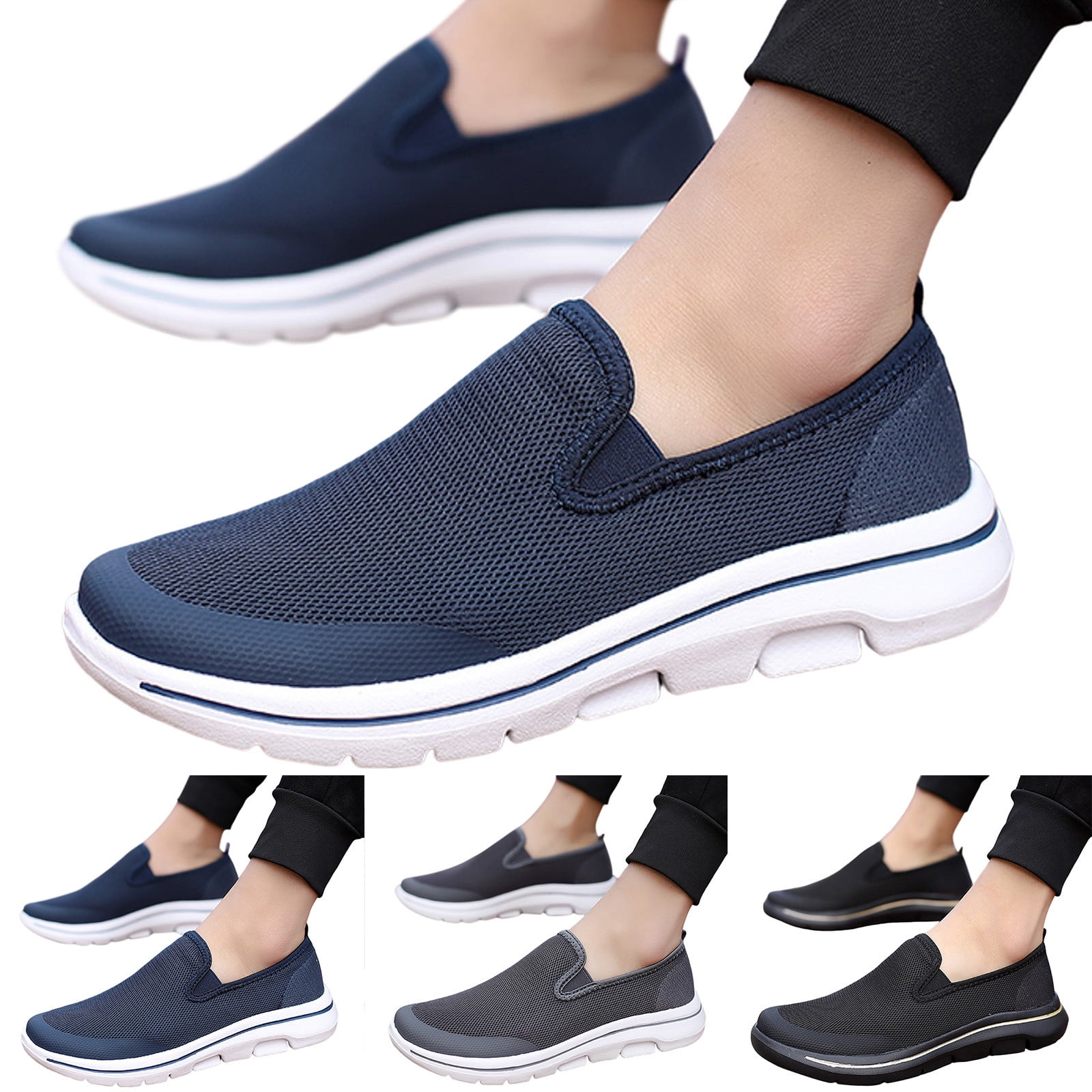 eczipvz Men Shoes Men Sports Shoes Simple And Solid Color New Pattern ...