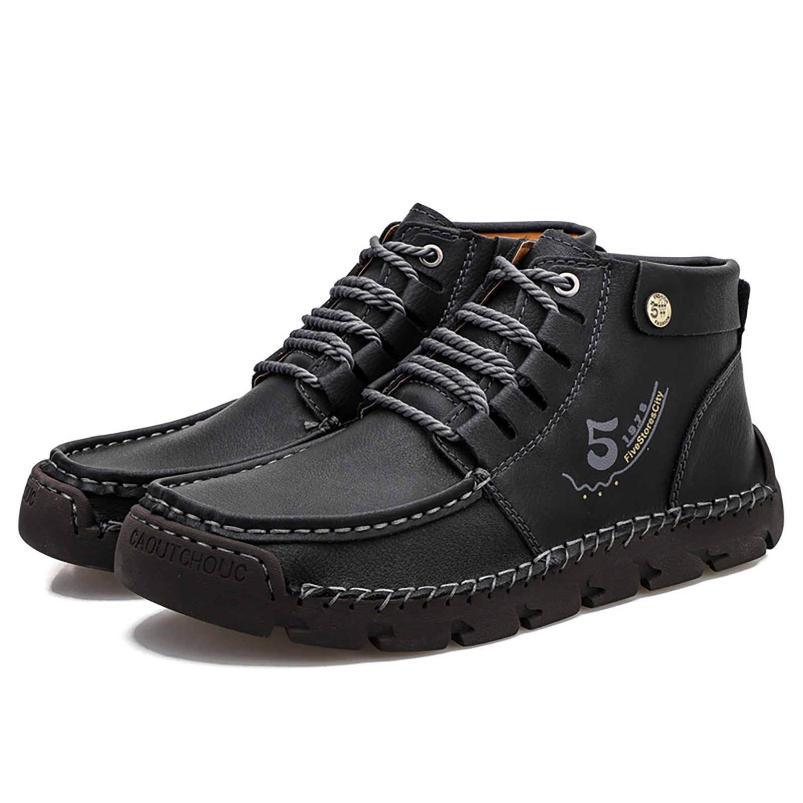eczipvz Men Shoes Men's British Large Casual Leather Handcrafted ...