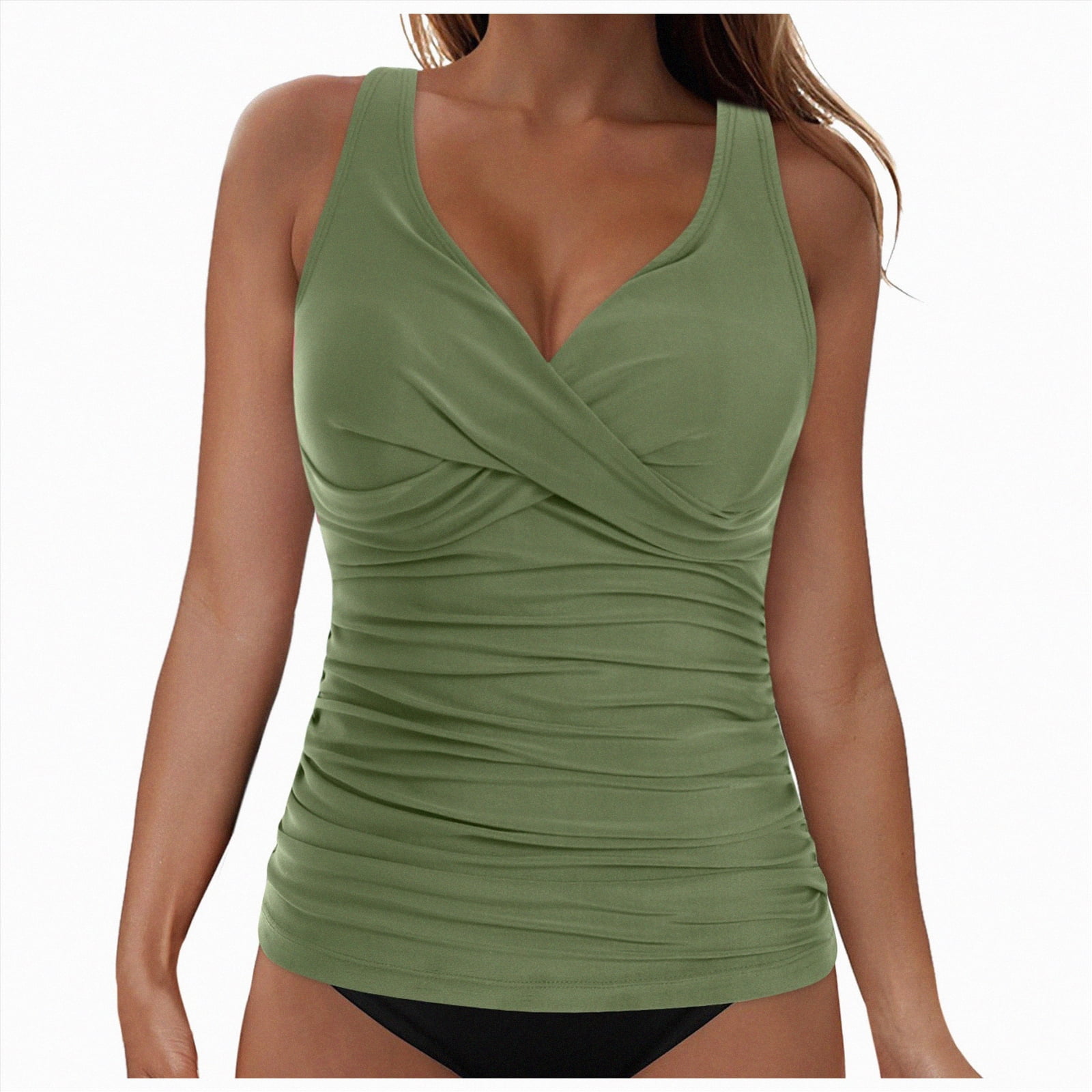 eczipvz Push up Swimsuits for WomenWomen Underwire Tankini Top Only ...