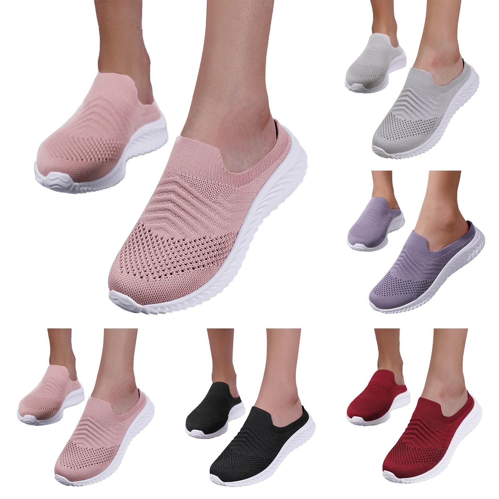eczipvz Shoes for Women Walking Running Shoes Women Orthopedic Diabetic ...